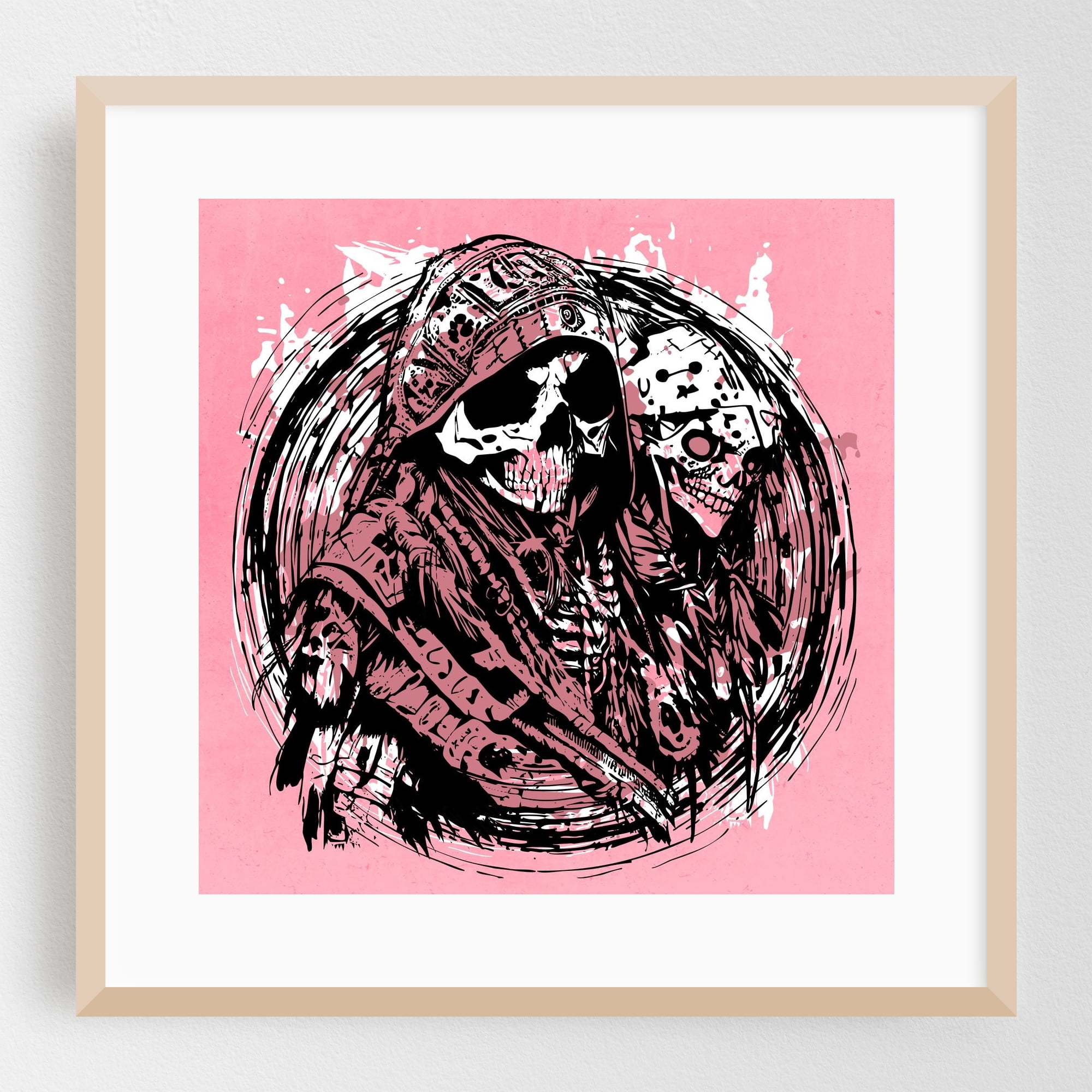 Tribal Death. Lost Legends - Illustration Skull Gothic Creepy ...