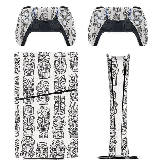 Tribal Echo Grid Console Skin Bundle for PS5 Pro Slim Disc & Digital ...