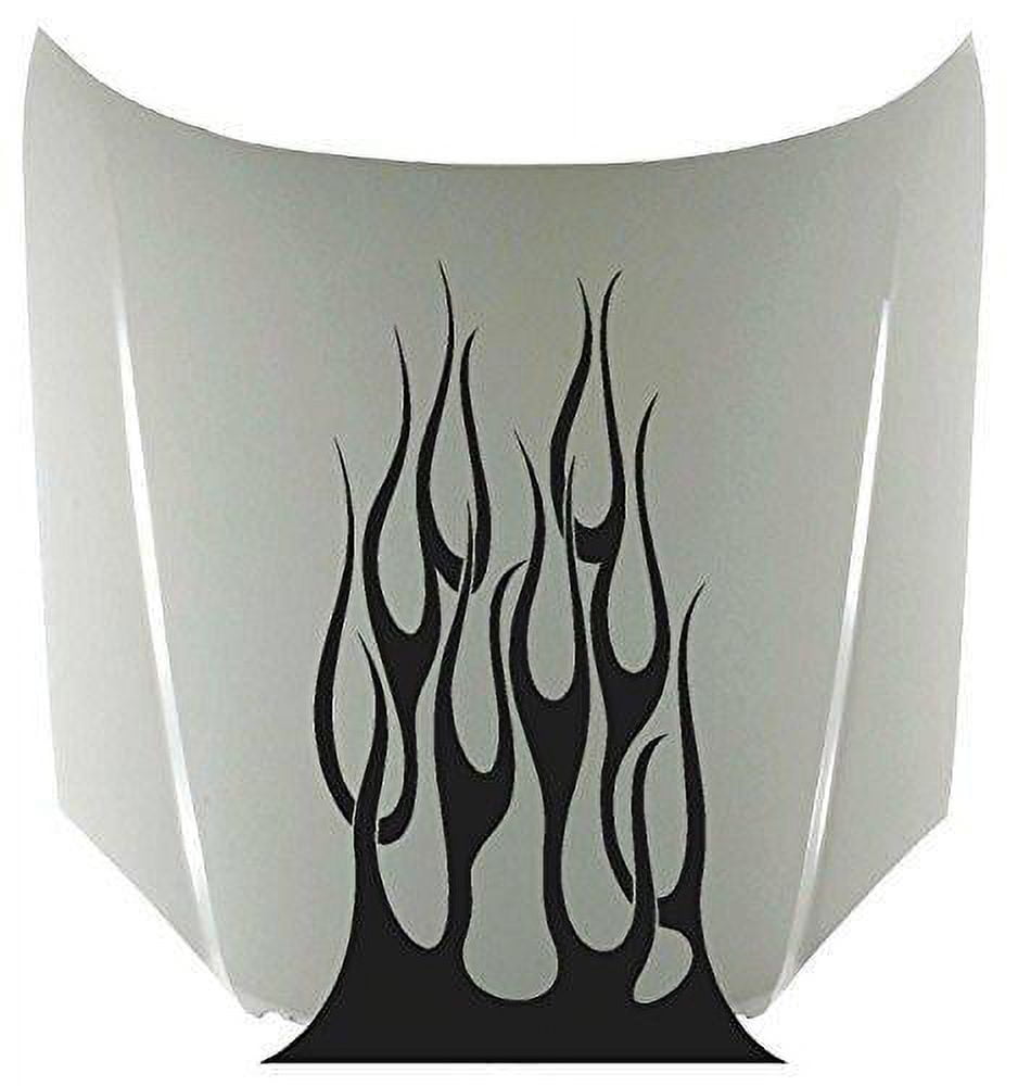 Tribal Flame Fire Car Decals Hood Decal Vinyl Sticker Graphic Hf06