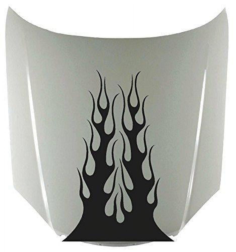 Tribal Flame Fire Car Decals Hood Decal Vinyl Sticker Graphic HF21 ...