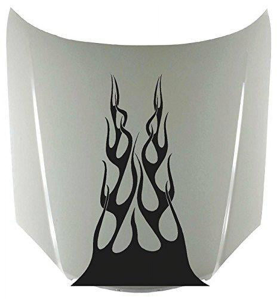Tribal Flame Fire Car Decals Hood Decal Vinyl Sticker Graphic HF23 ...