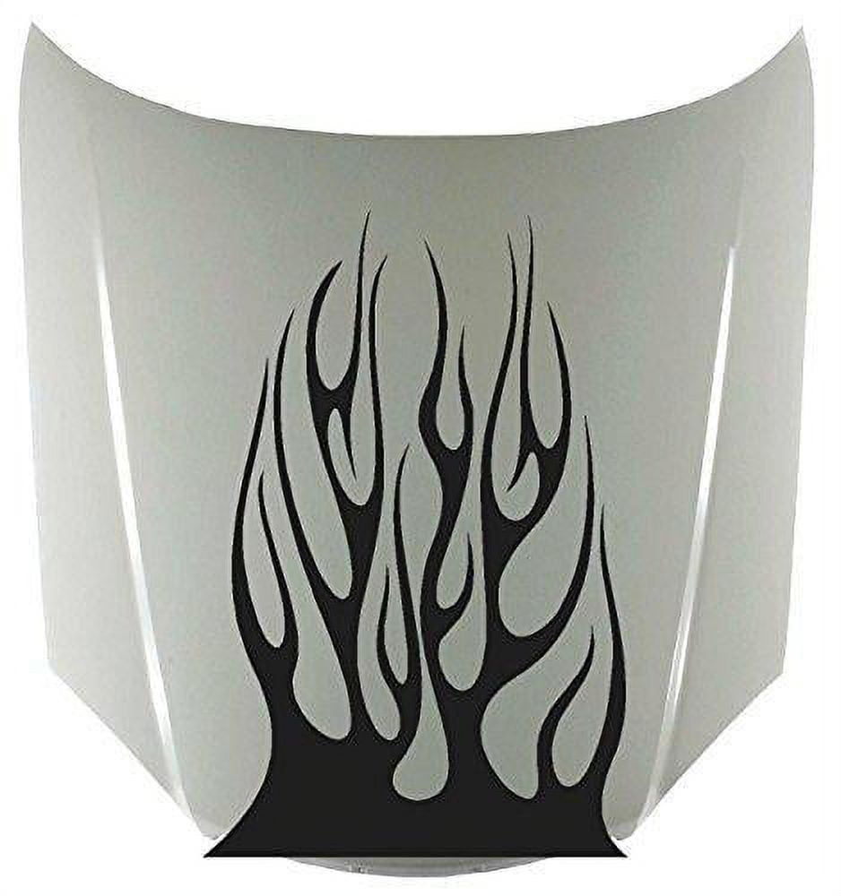 Tribal Flame Fire Car Decals Hood Decal Vinyl Sticker Graphic HF24 ...
