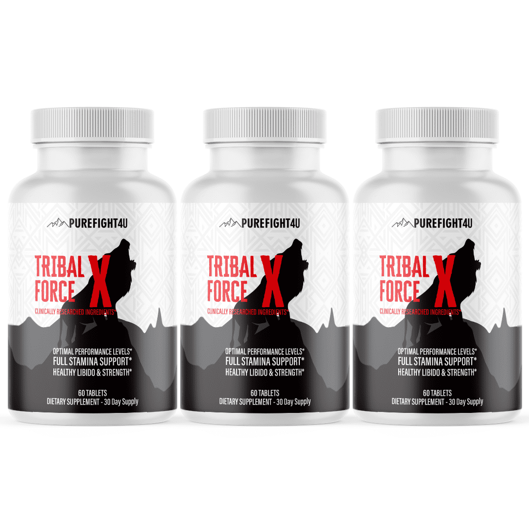 Tribal Force X Tablets, Optimal Performance Levels-3 Bottles - Walmart.com