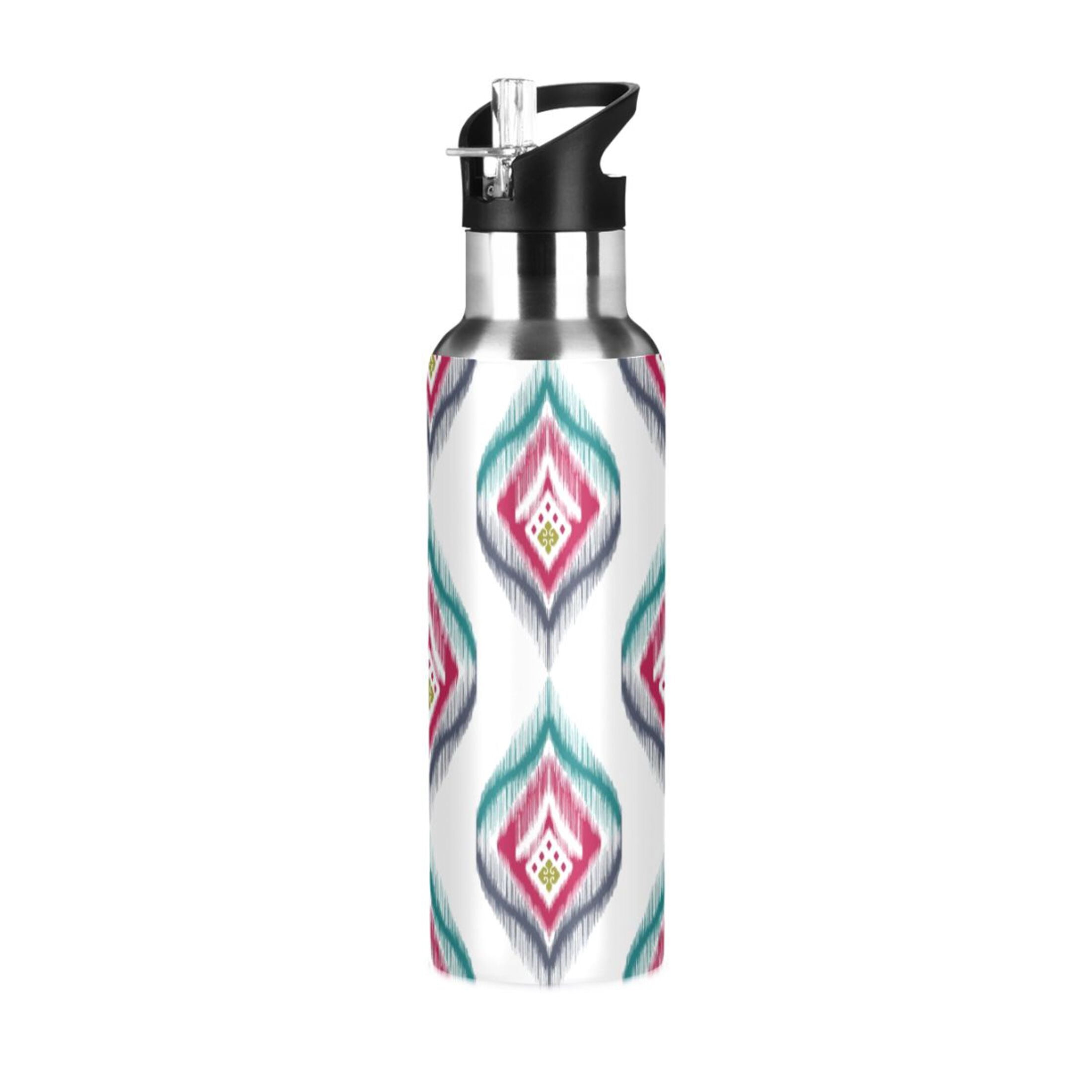 Tribal Indian Mandala Ethnic Water Bottles Insulated Thermos Kids ...