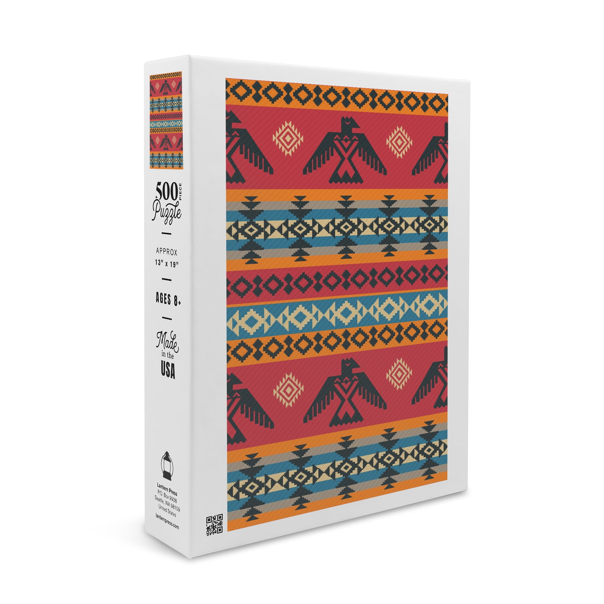 Tribal Inspired Eagle Pattern (19x27 inches, Premium 500 Piece Jigsaw ...