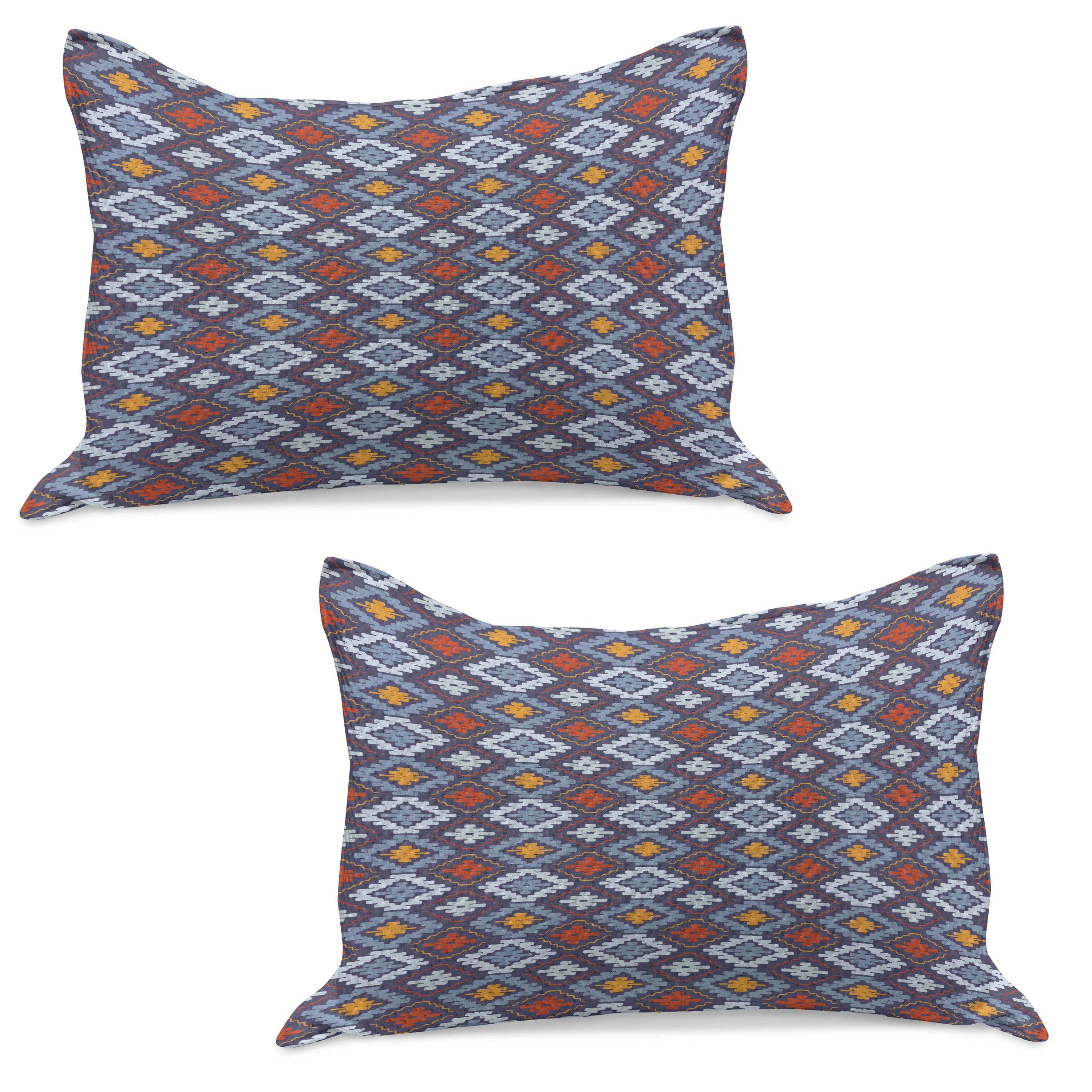 Tribal Knitted Quilt Pillowcover Set of 2, Mexican Traditional Motifs ...