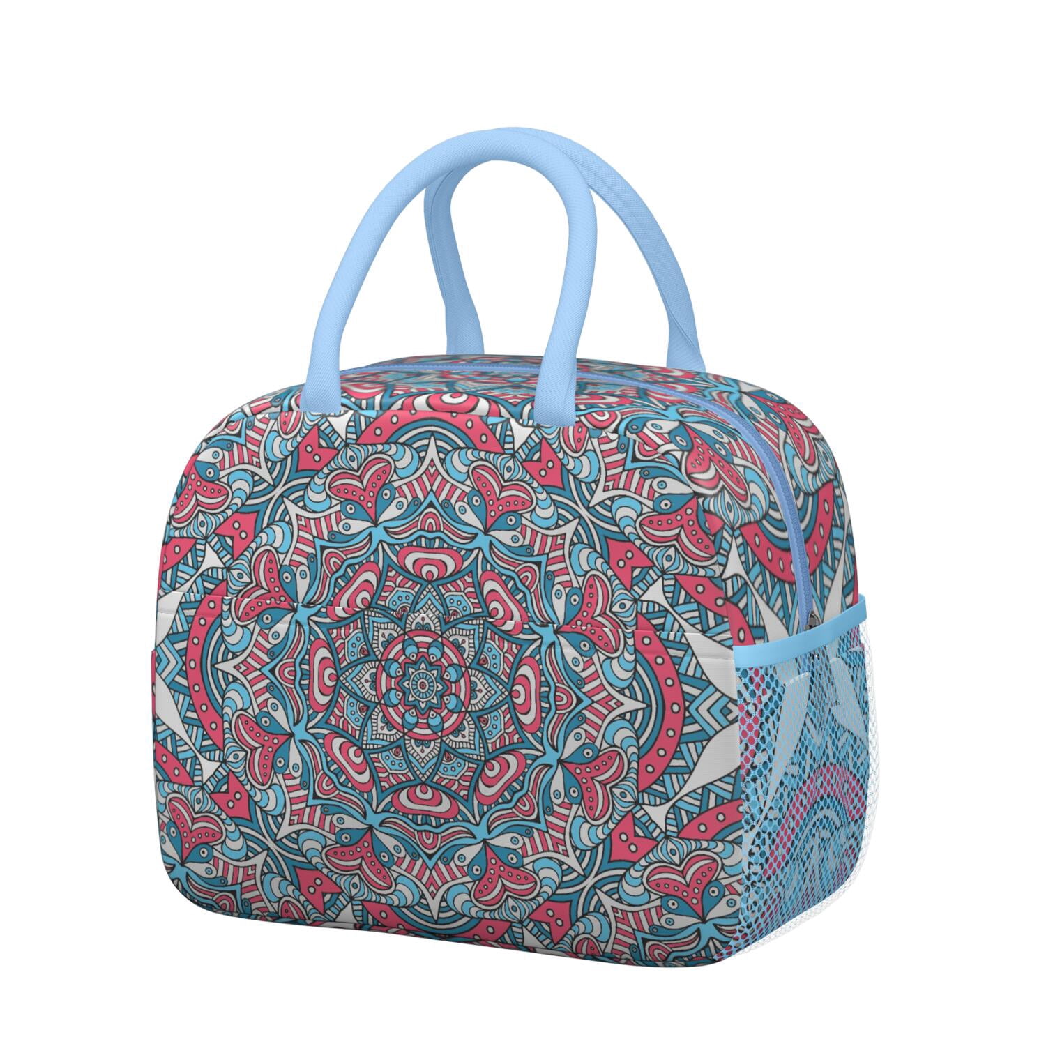 Tribal Mandala Lunch Tote – Traditional Mystic Pattern, Portable and ...