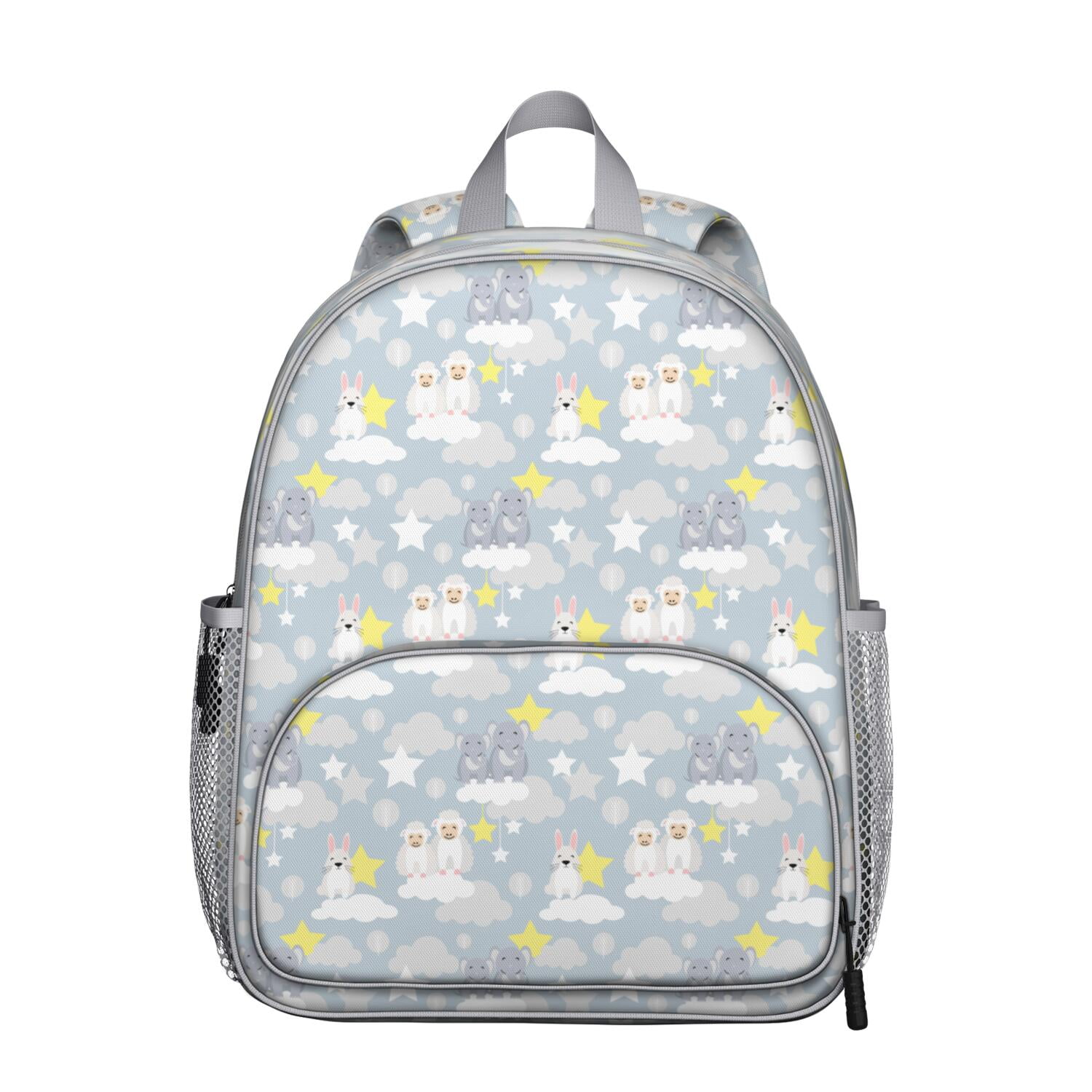 Tribal Mandala Student Backpack – Watercolor Floral Elephant Print with ...