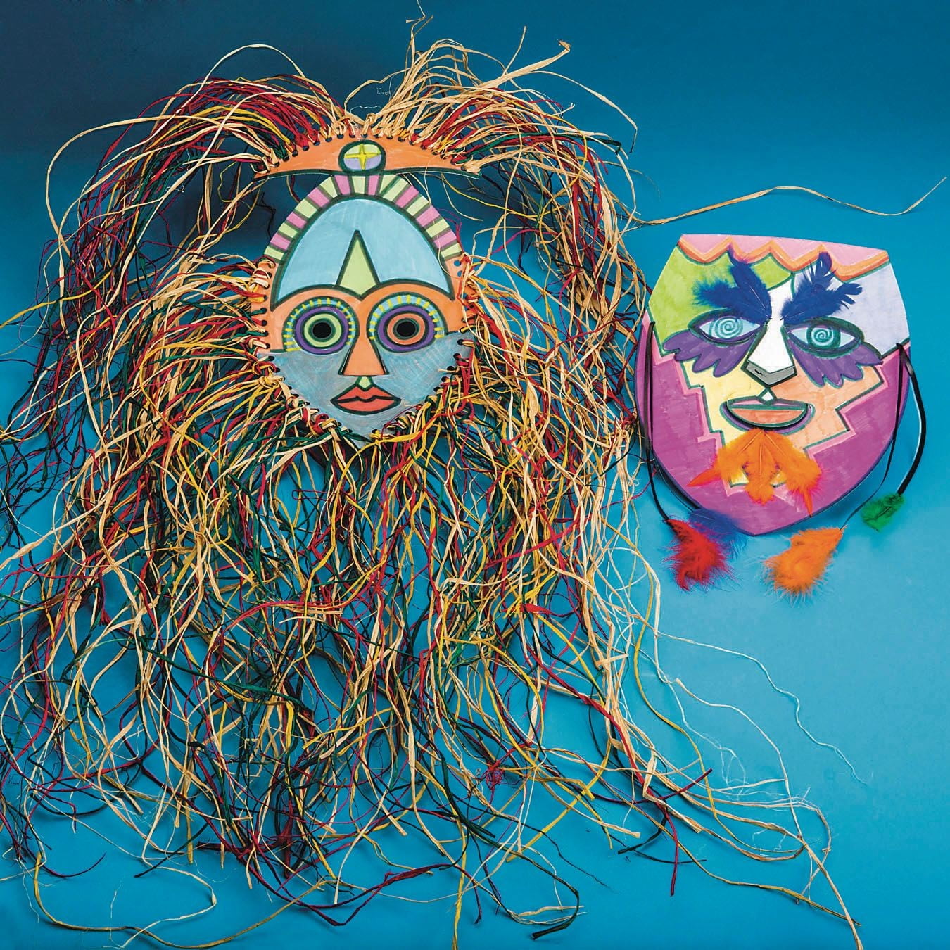 Tribal Mask Craft Kit (Pack of 24) - Walmart.com