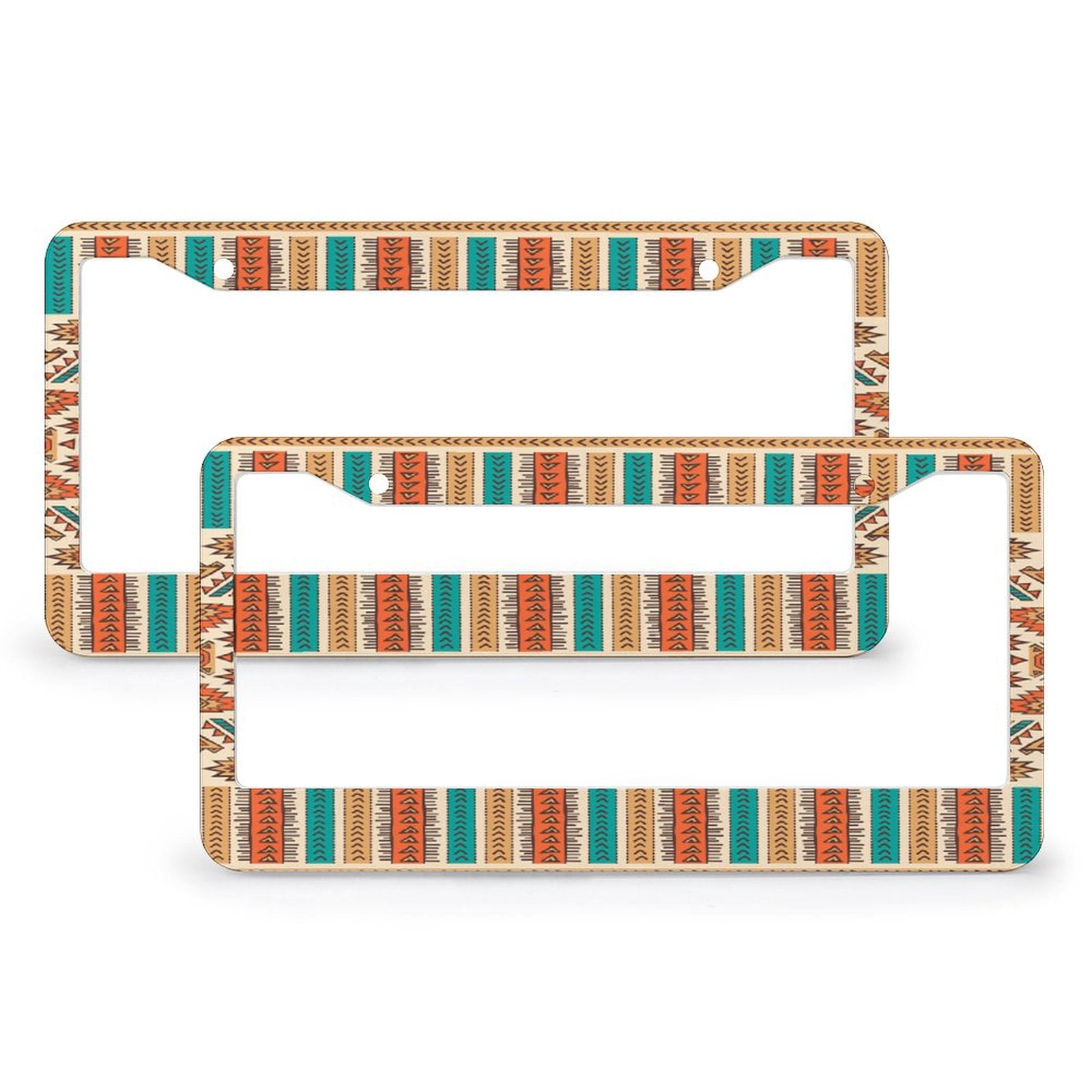 Tribal Mexican Ethnic Seamless License Plate Frames - License Plate ...