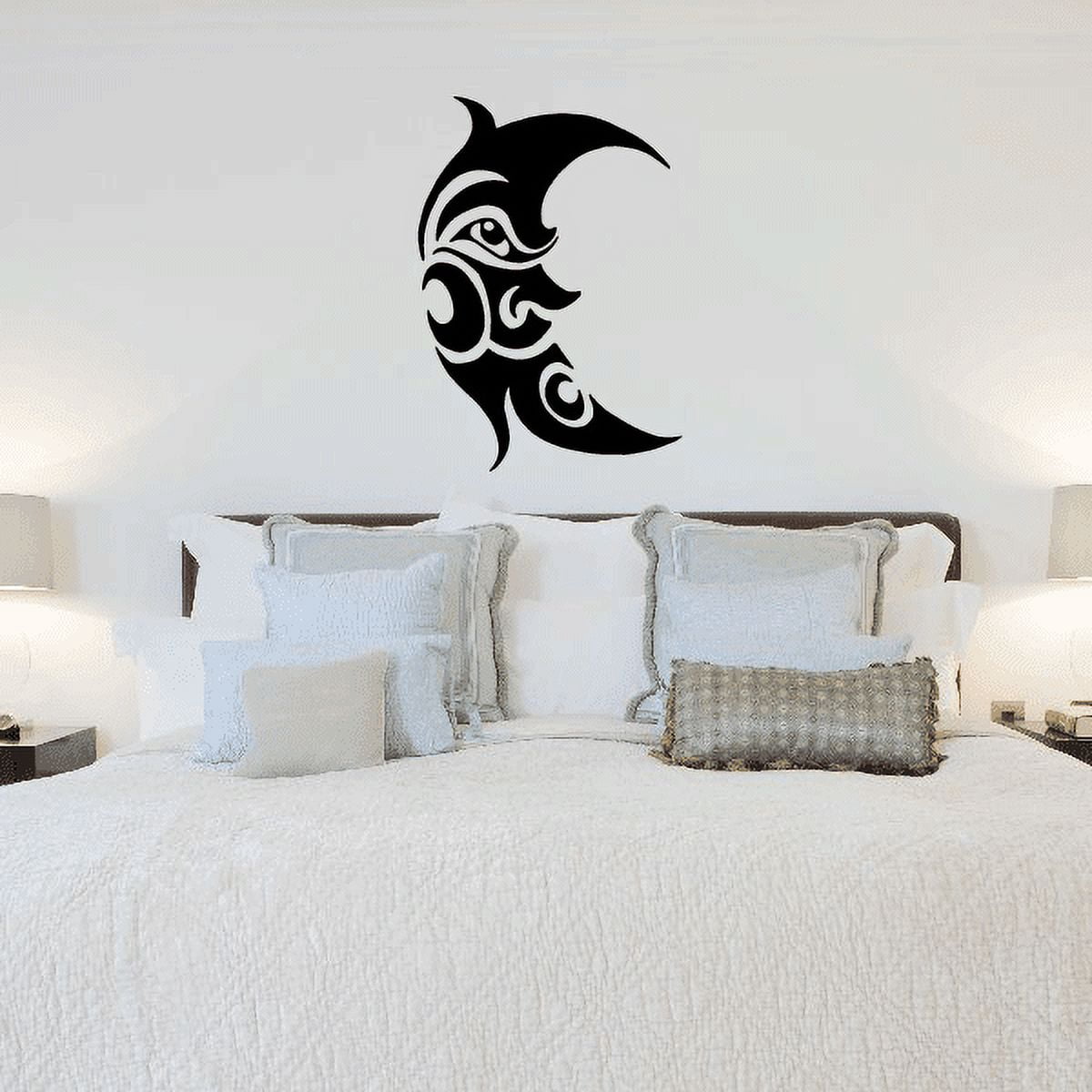 Tribal Moon Face Decal - 36 Inches - Walmart.com