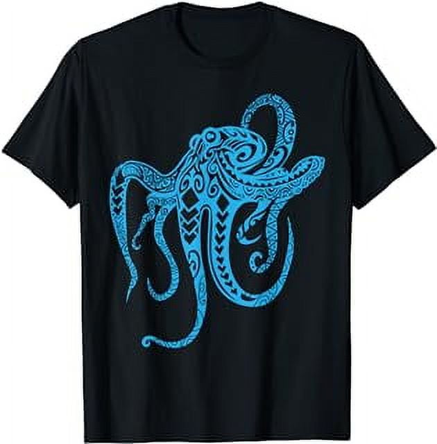 Tribal Octopus Shirt - Polynesian Tribal Shirt - Octopus T-Shirt ...