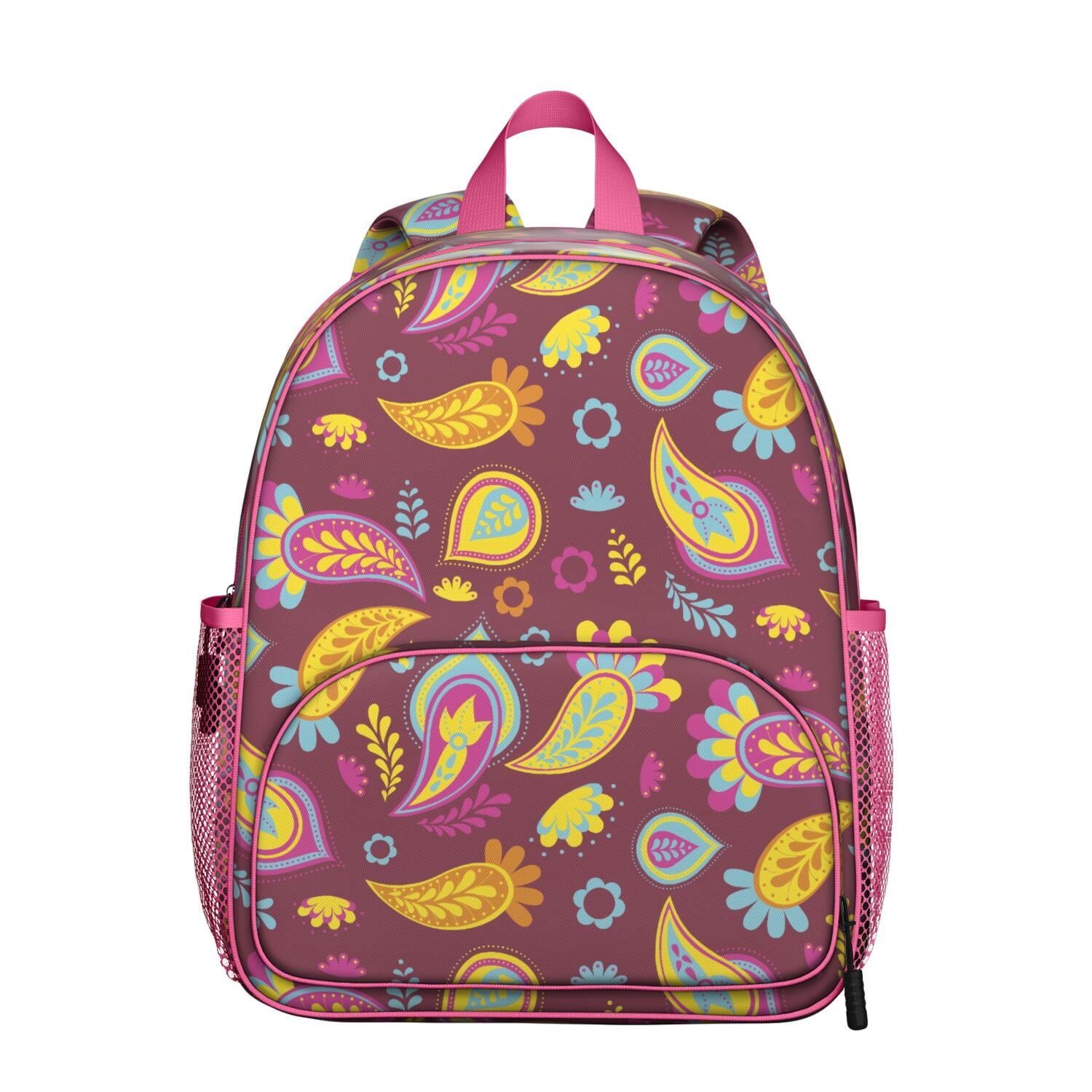 Tribal Paisley Design Backpack - Waterproof Ergonomic School Bag with ...