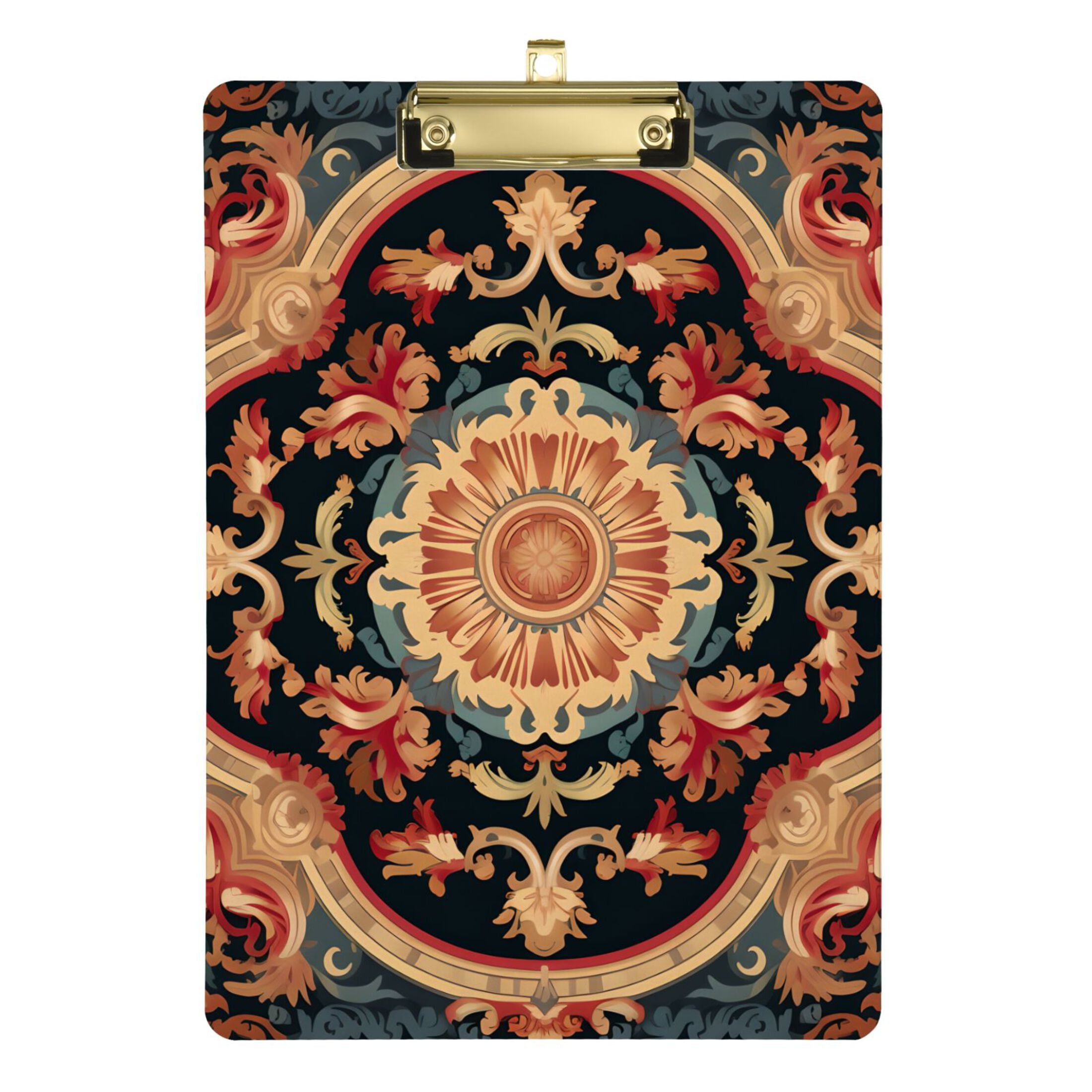 Tribal Pattern Boho Acrylic Clipboards 12 x 9 Inch A4 Size with Low ...