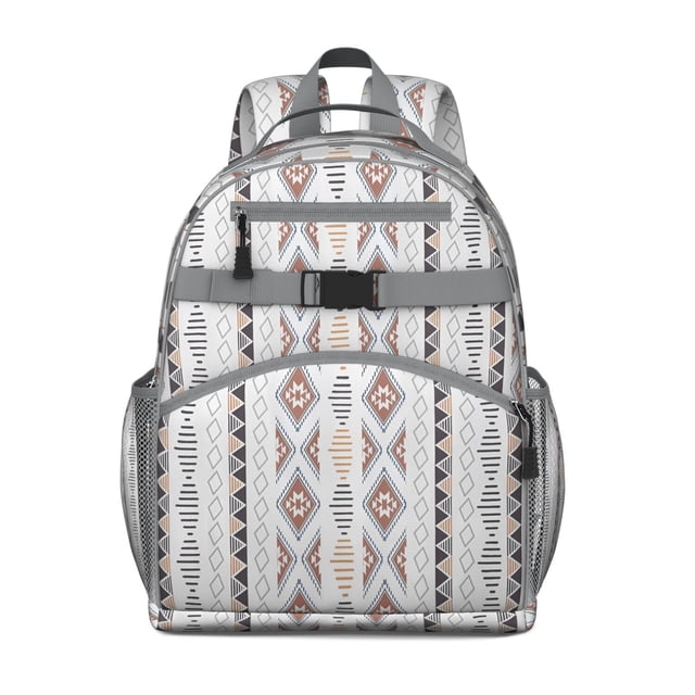 Tribal Patterns Rustic Home Decor Backpack - Spine-Protecting Design ...