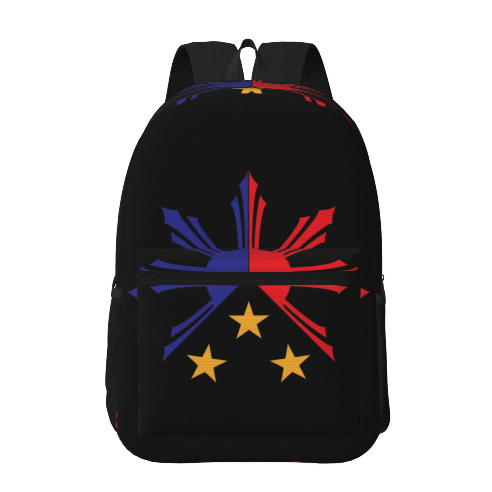 Tribal Philippines Filipino Sun and Stars Black Backpack for Women Men ...