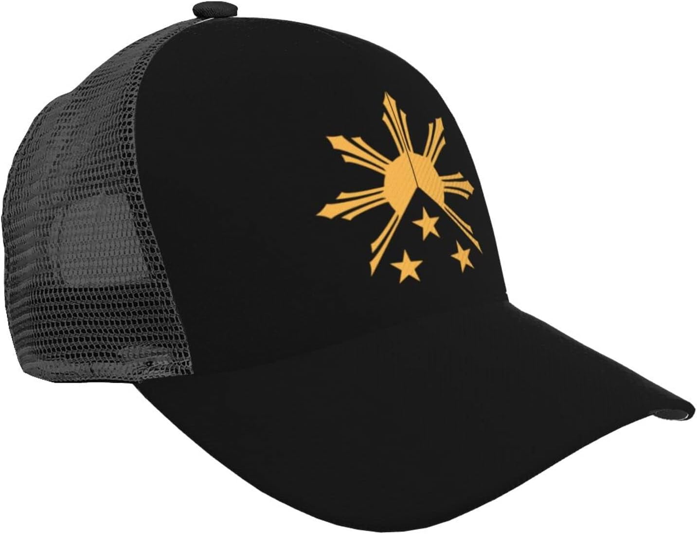 Tribal Philippines Filipino Sun and Stars Flag Trucker Hat - Mesh ...