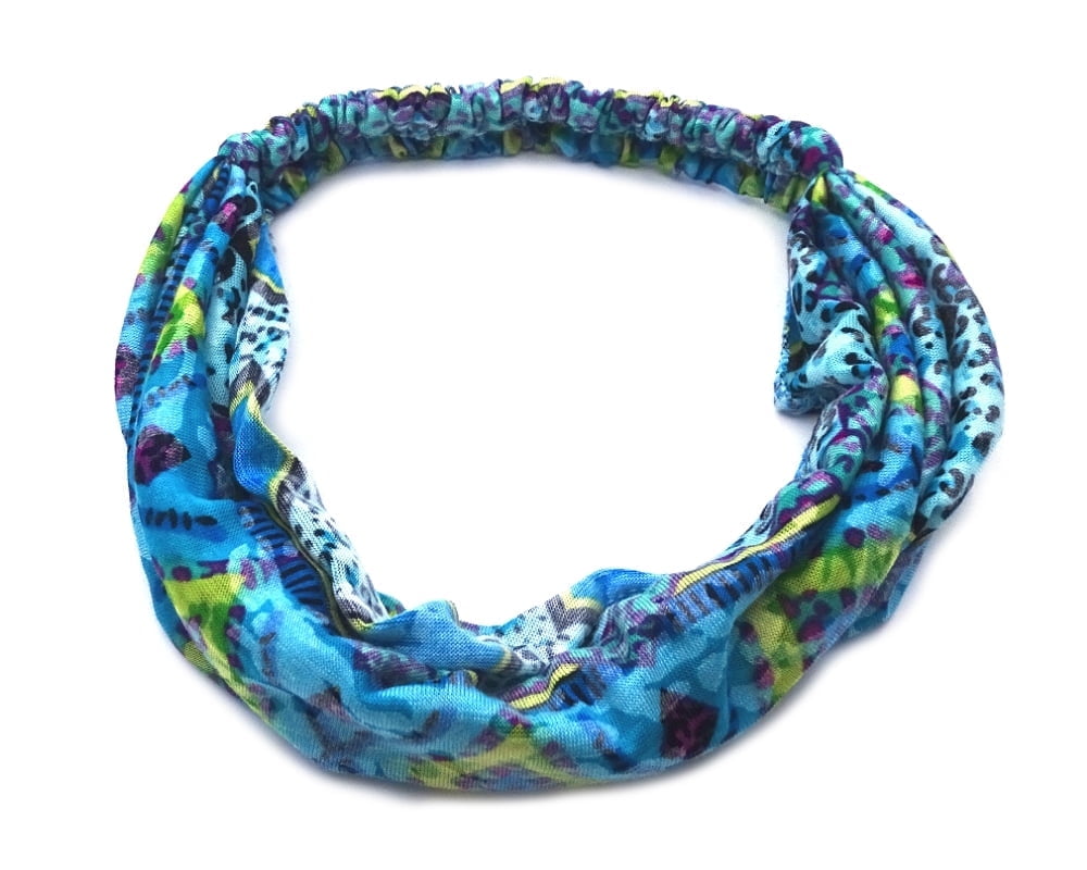 Tribal Print Pattern Soft Cotton Lightweight Elastic Headband ...