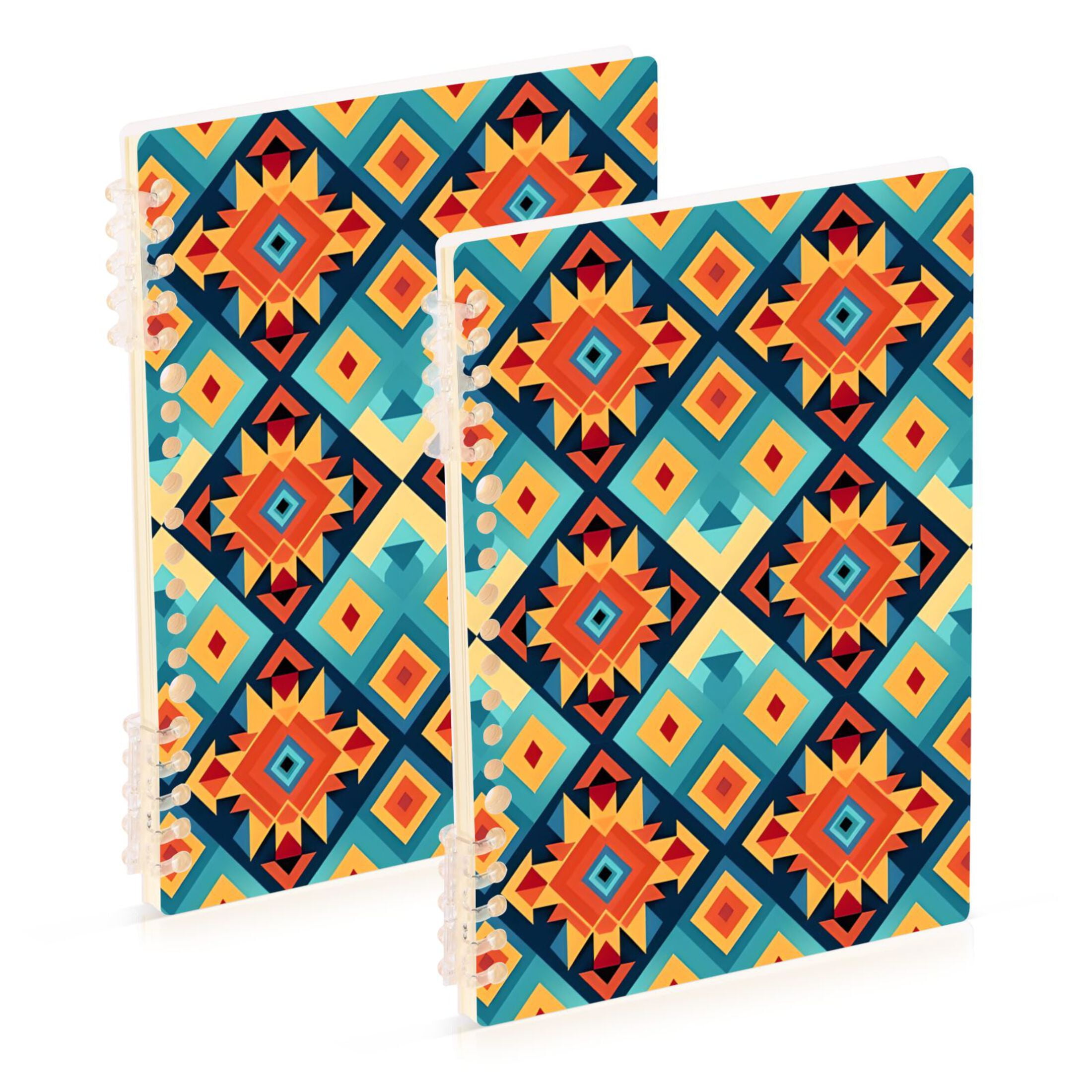 Tribal Rustic Pattern Retro Ring Binder Notebook Journey Note Diary ...