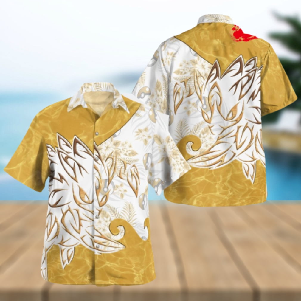 Tribal Sandslash Design Hawaiian Shirt and Short - Walmart.com