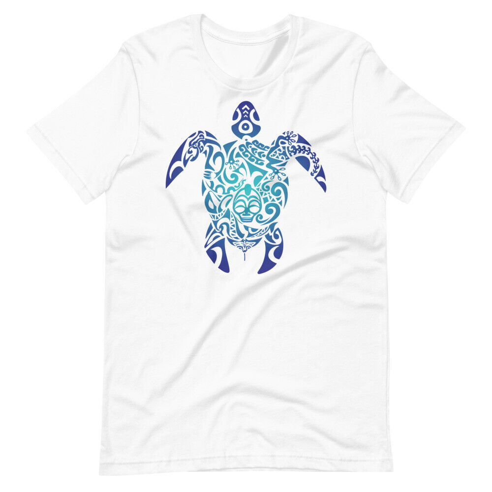 Tribal Sea Turtle Shirt Hawaii Polynesian Maori Art Ocean Islander Gift ...
