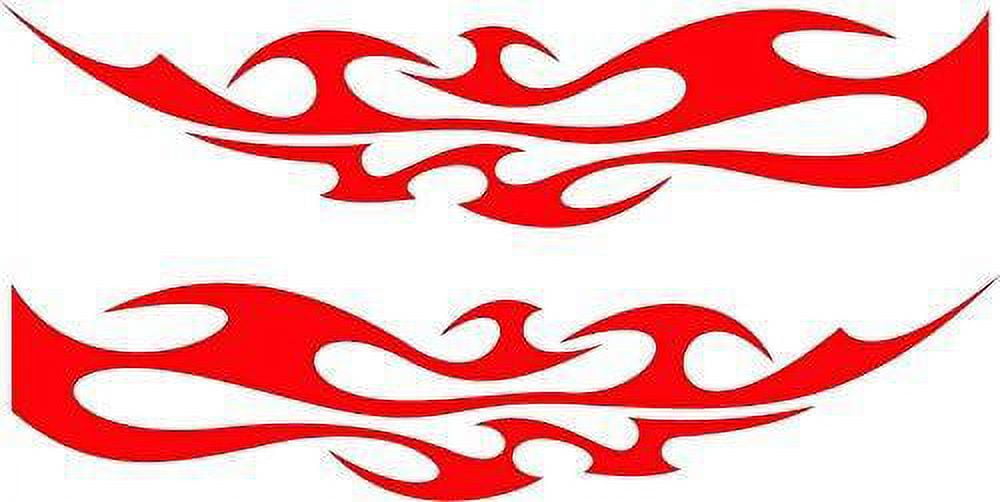 Tribal Smart Flames Auto Truck Dune Buggy ATV Decals Stickers Set ...