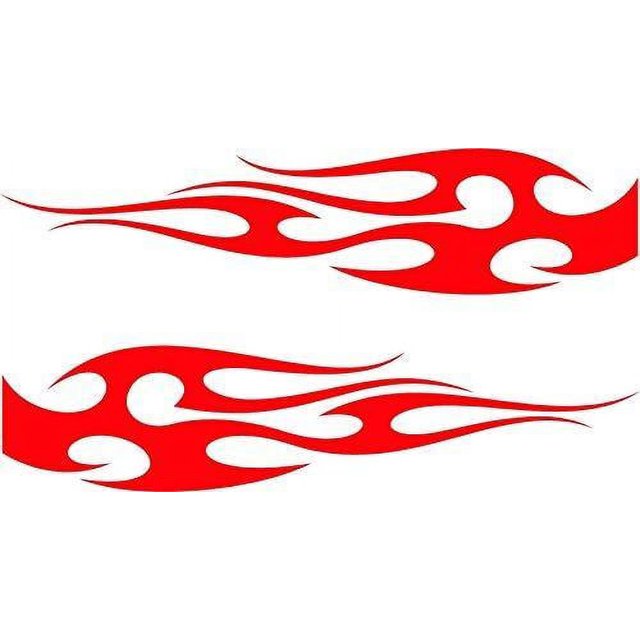 Tribal Smart Flames Auto Truck Dune Buggy ATV Decals Stickers Set ...