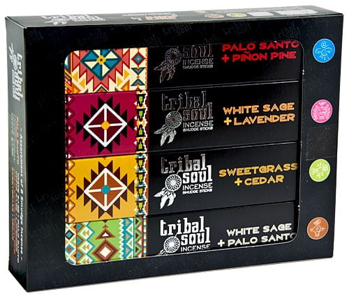 Tribal Soul Incense Sticks Sampler Pack 8x15 Gram Boxes - Walmart.com