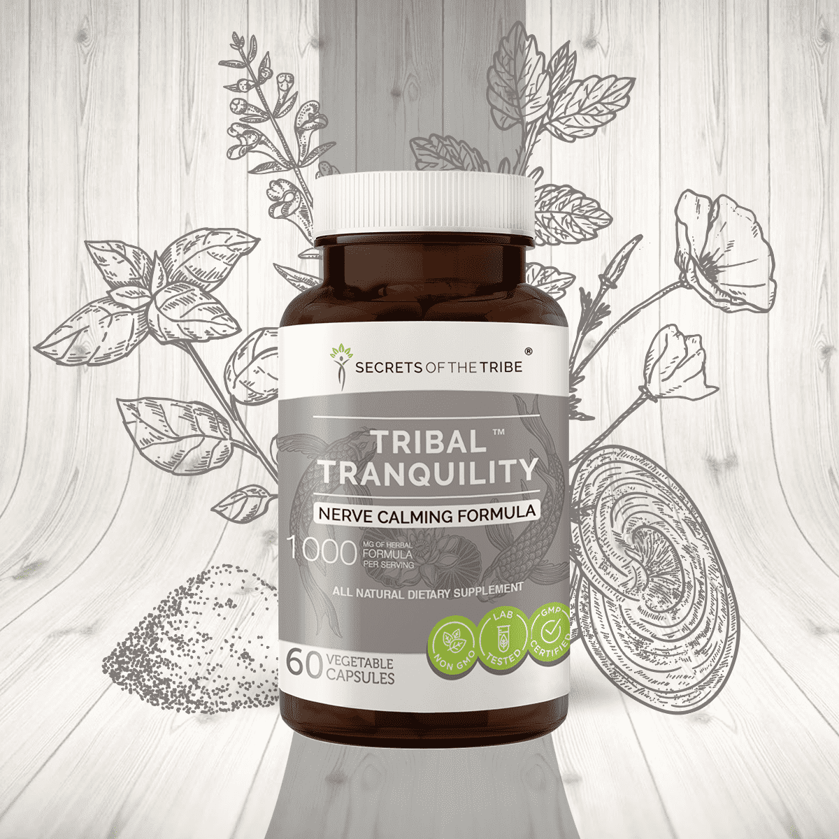 Secrets of the Tribe Tribal Tranquility Capsules Dietary Supplement ...