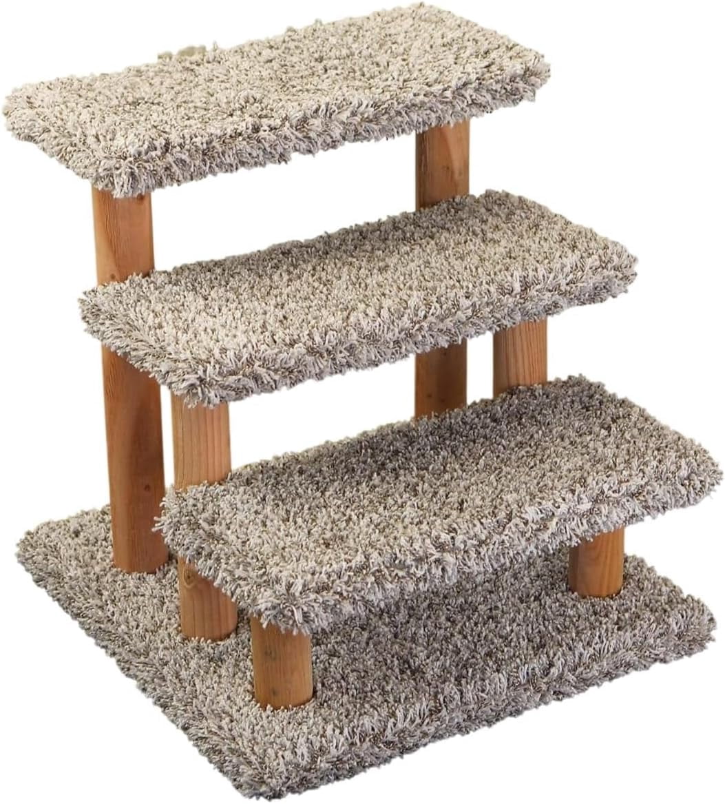 Tribal Treasures Large Pet Stairs for Cats and Dogs - 20"x20"x20 ...