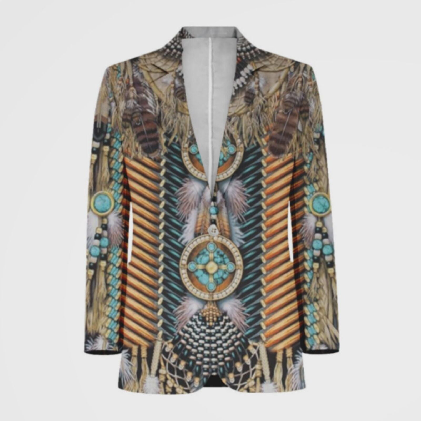 Tribe Elements Print-01 Men Blazers Slim Clothing Summer Jacket Man ...