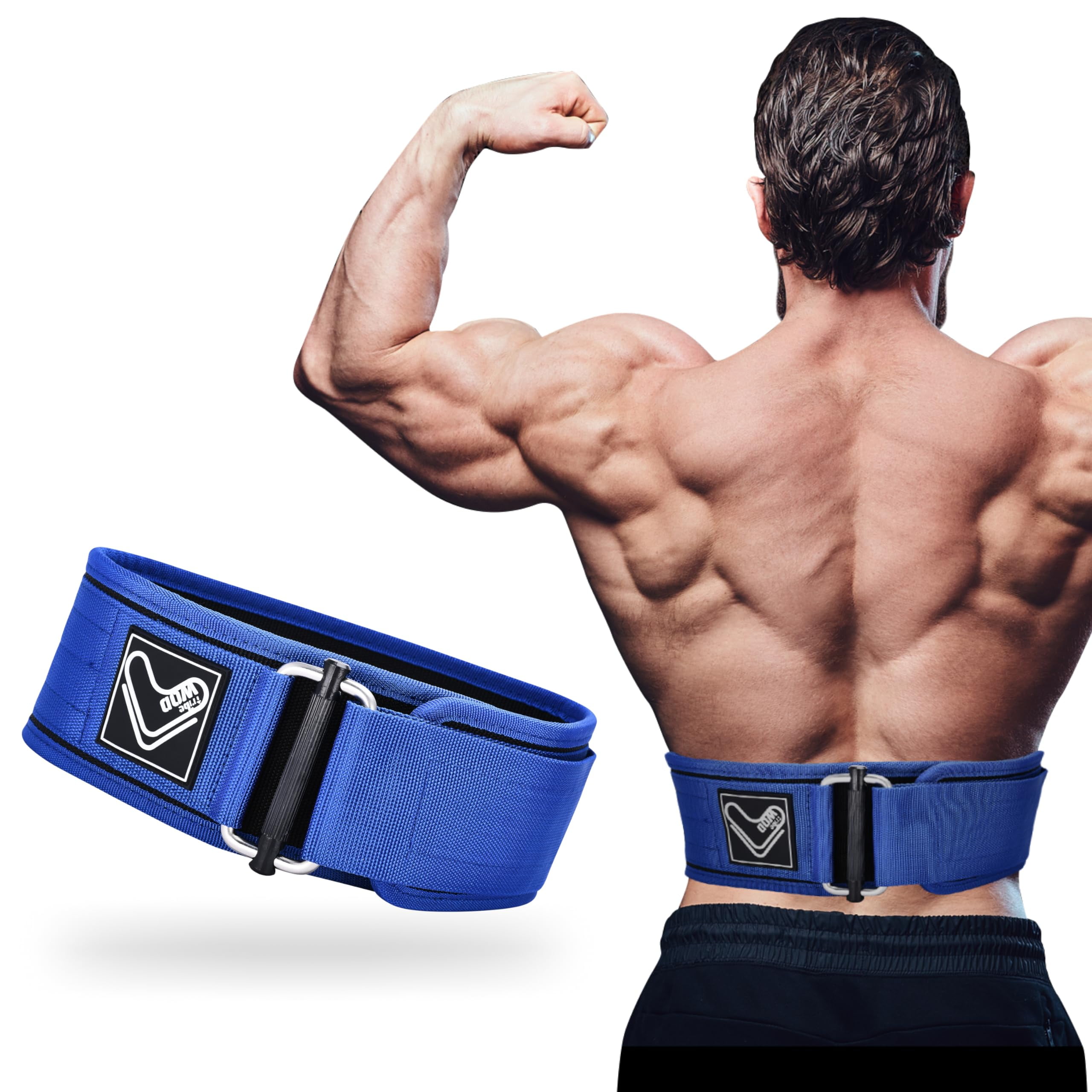 Tribe WOD Self-Locking Weight Lifting Belt - Olympic Powerlifting Gym ...
