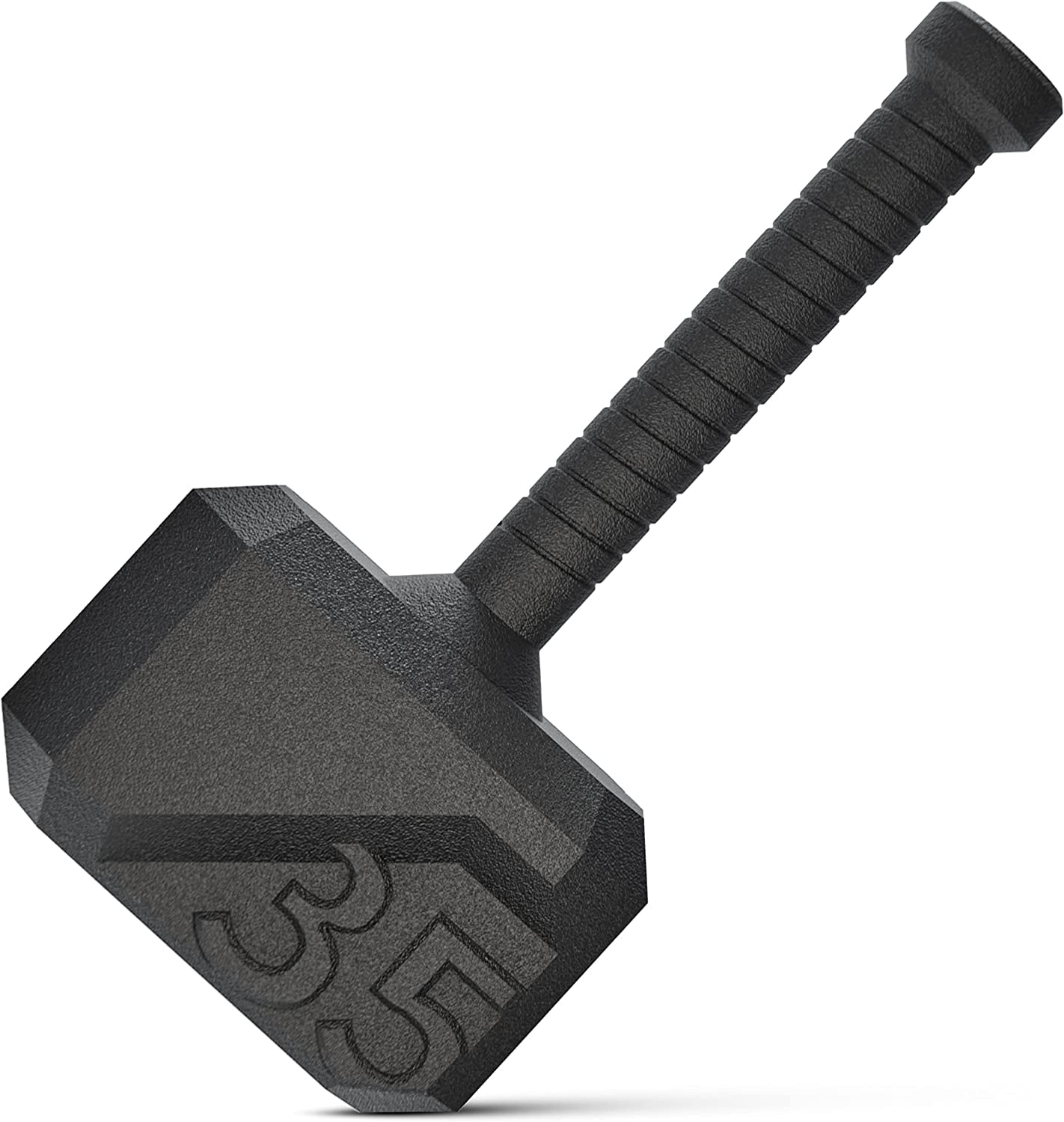 TribeWOD Cast Iron Hammer Kettlebell - 25lb, Workout Weights for Lifting & Cross Fitness, Heavy ...