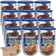 Armour Star Low Fat Sliced Dried Beef, Versatile Jarred Meat, 4.5 OZ ...