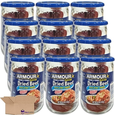 Armour Star Low Fat Sliced Dried Beef, Versatile Jarred Meat, 4.5 OZ ...