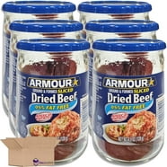 Armour Star Low Fat Sliced Dried Beef, Versatile Jarred Meat, 4.5 OZ ...
