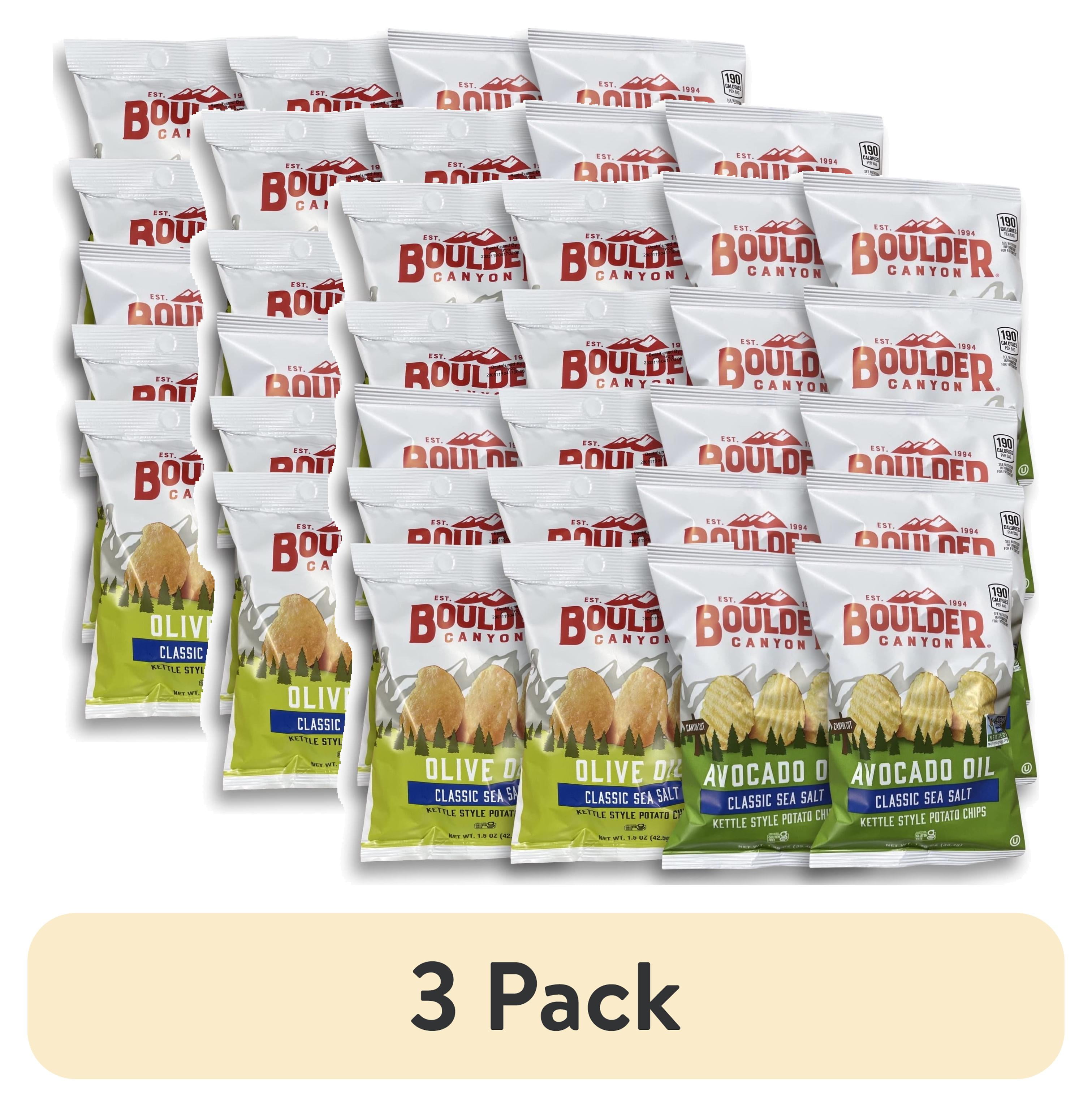 (3 pack) Boulder Canyon Avocado Oil and Olive Oil Potato Chips from ...