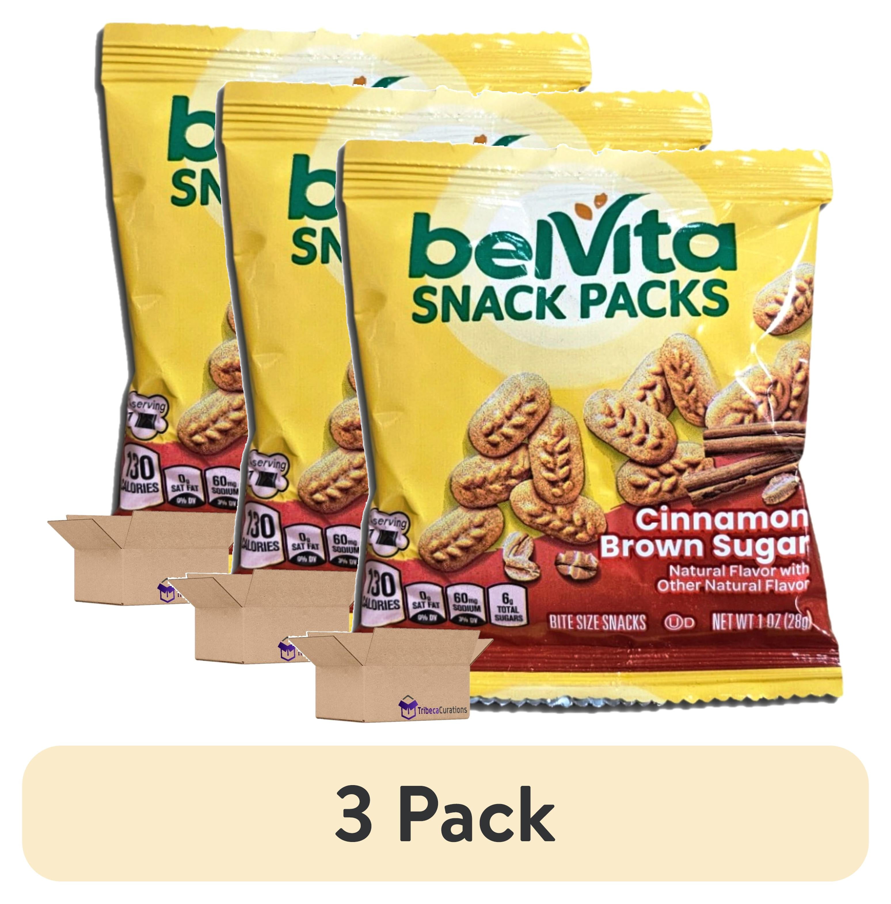 (3 pack) Belvita Snack Packs Value Pack School Approved Smart Snacks ...