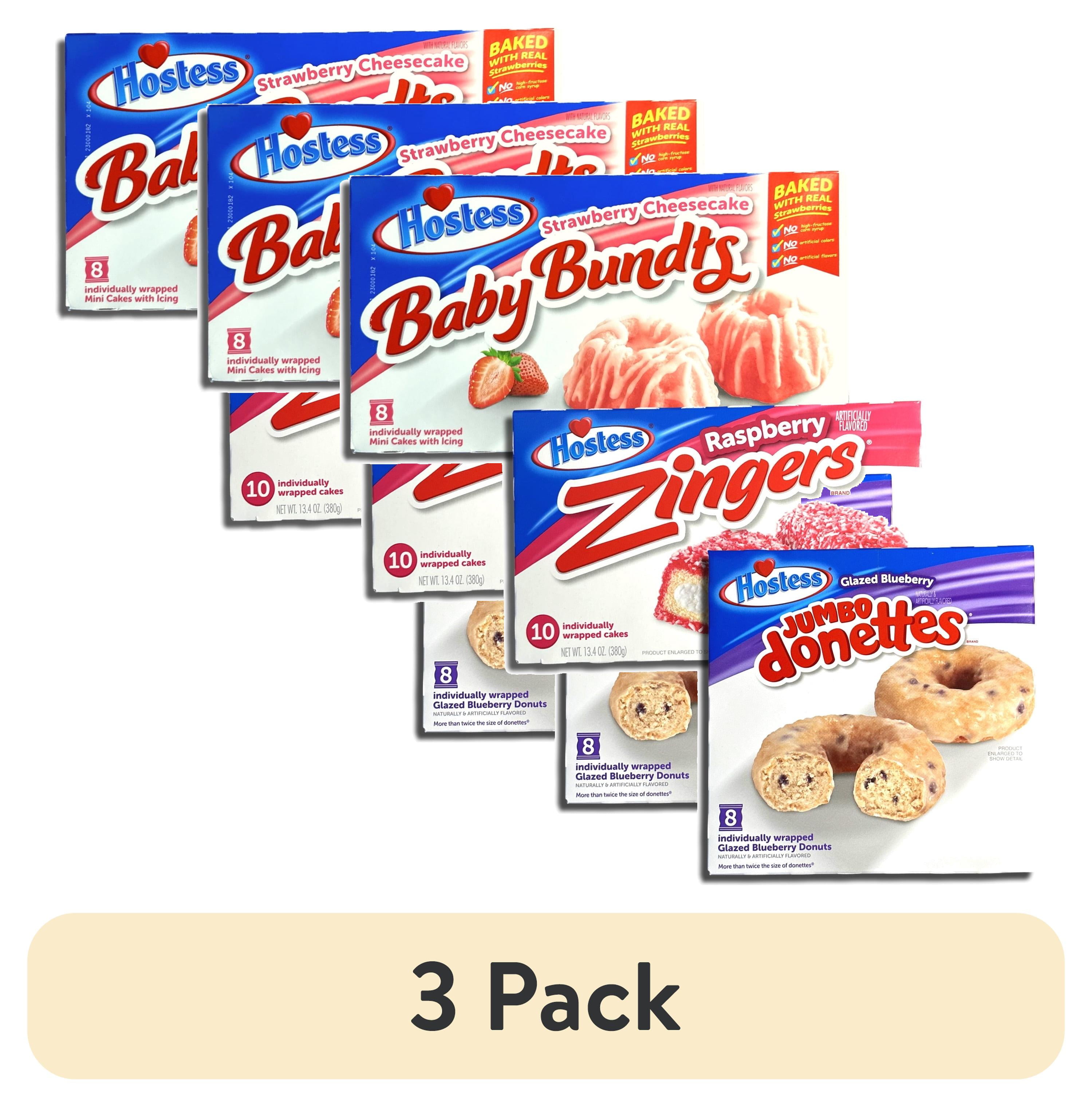 (3 pack) Hostess Berry Lovers Snack Cake Variety Pack | Strawberry ...