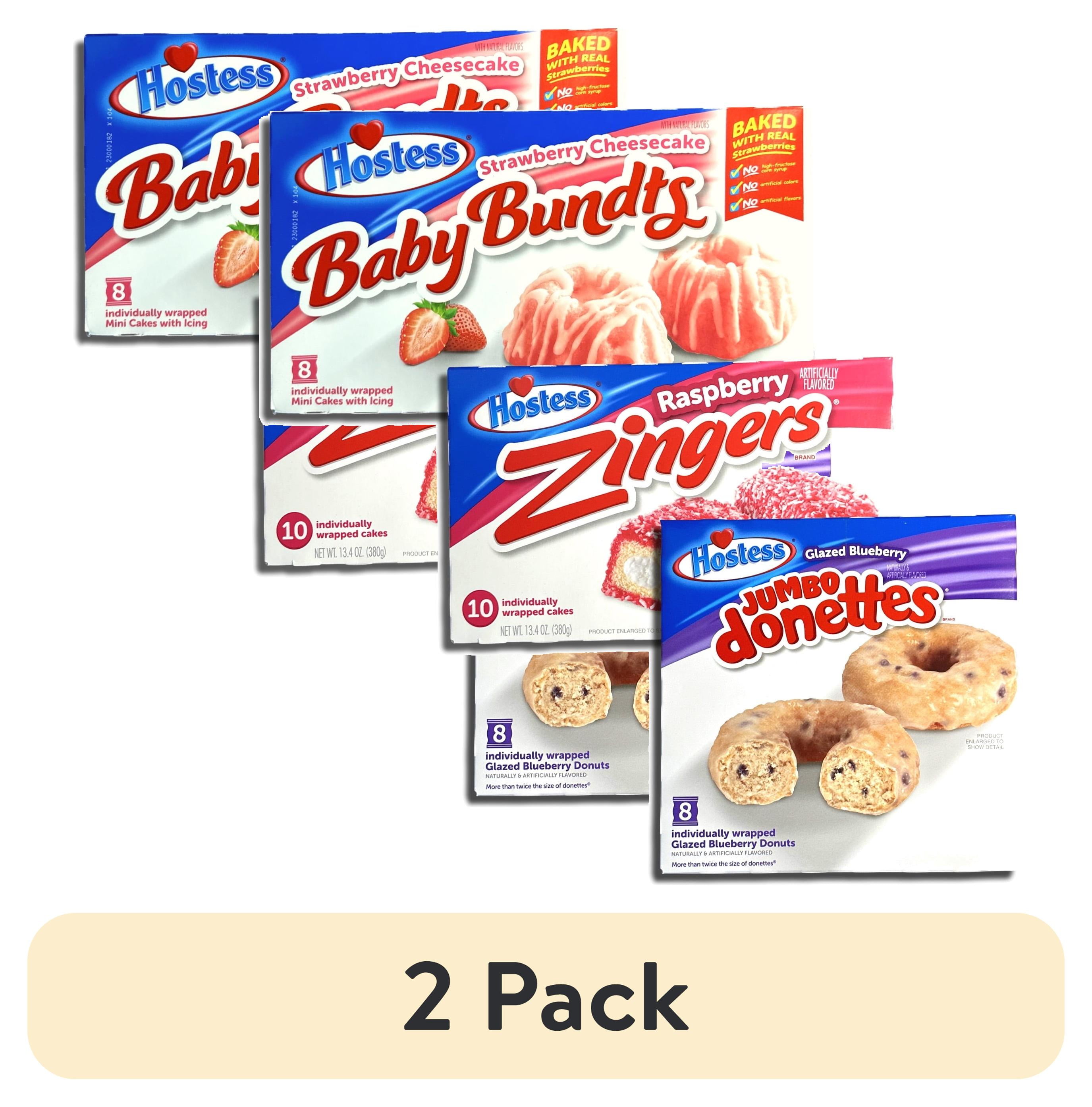 (2 pack) Hostess Berry Lovers Snack Cake Variety Pack | Strawberry ...