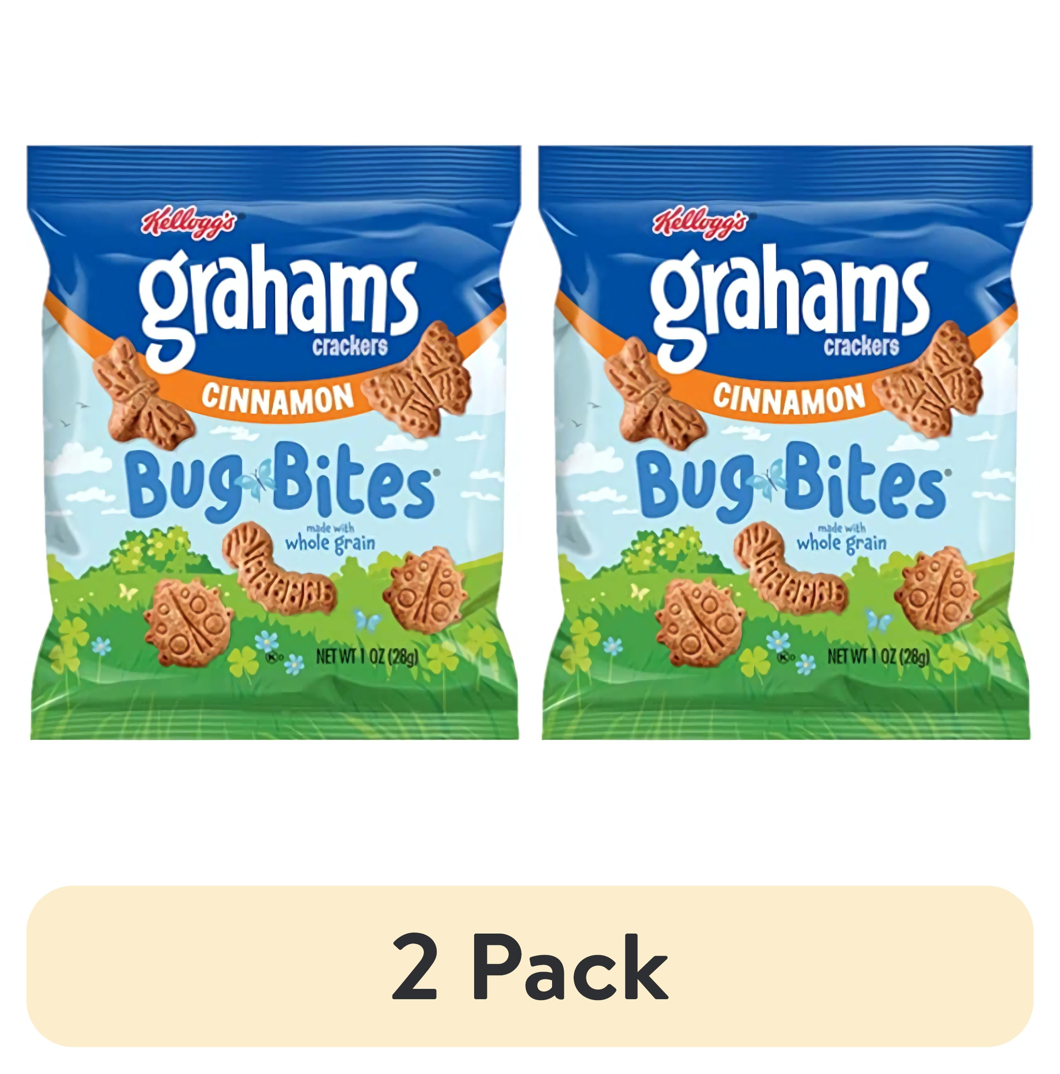 (2 pack) Bug Bites Grahams Crackers, 1 Ounce | Pack of 20 (Cinnamon ...