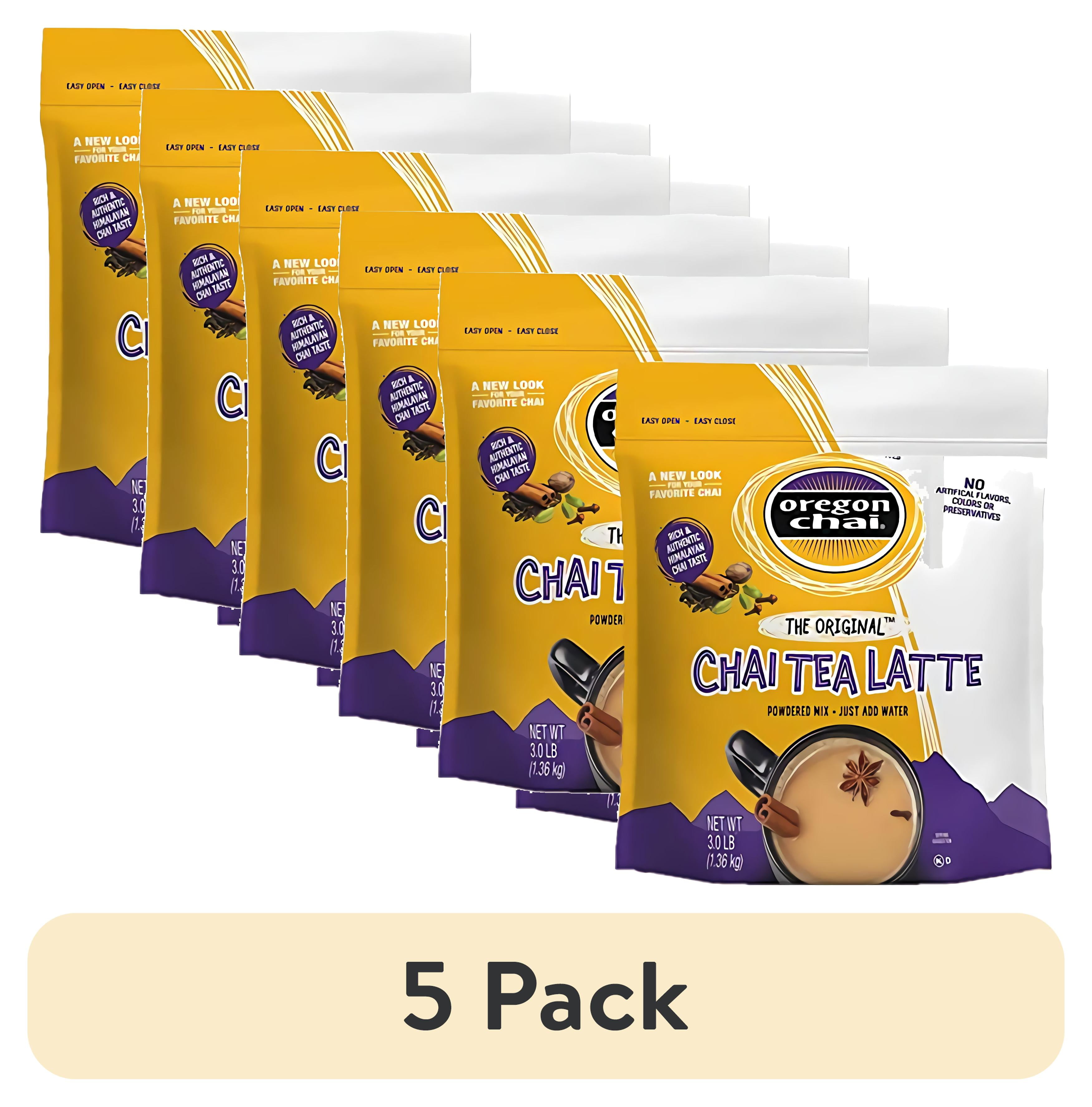 (5 pack) Bulk Chai Tea Latte Powdered Mix Value Pack | 3 Lb Bag | Pack ...