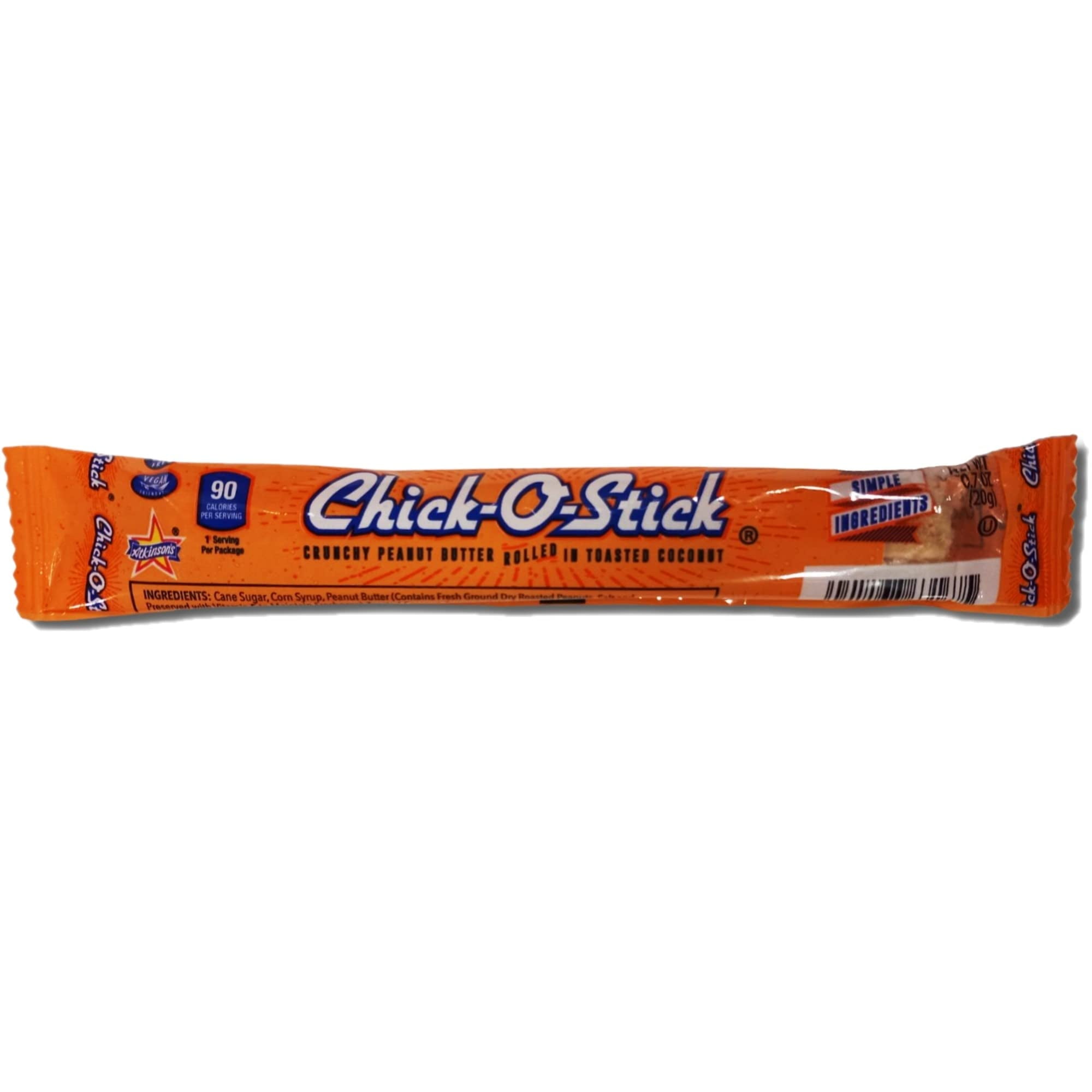 Chick O Stick Peanut Butter Coconut Snack Bars, 16.8 Ounce, 24 Pack ...