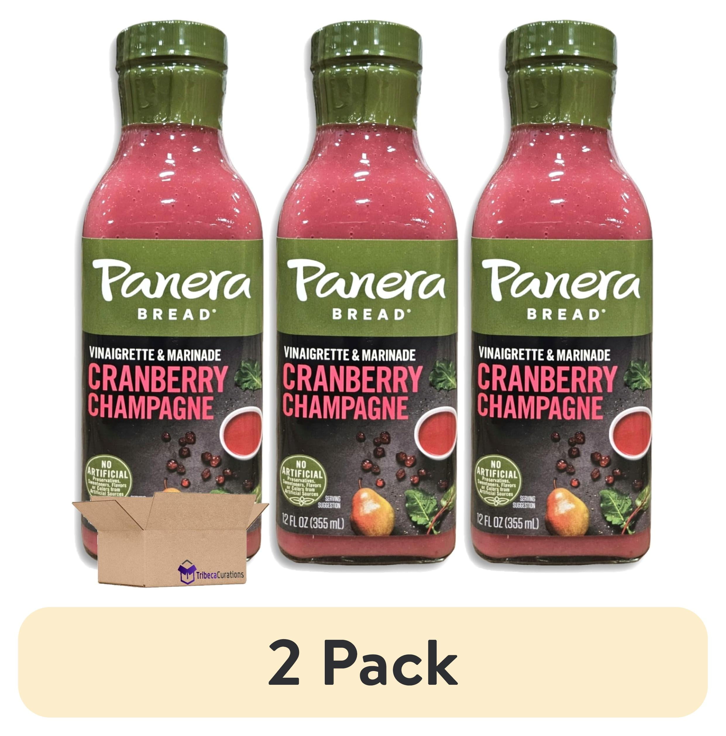 (2 pack) Cranberry Champagne Vinaigrette Salad Dressing by Panera | 12 ...