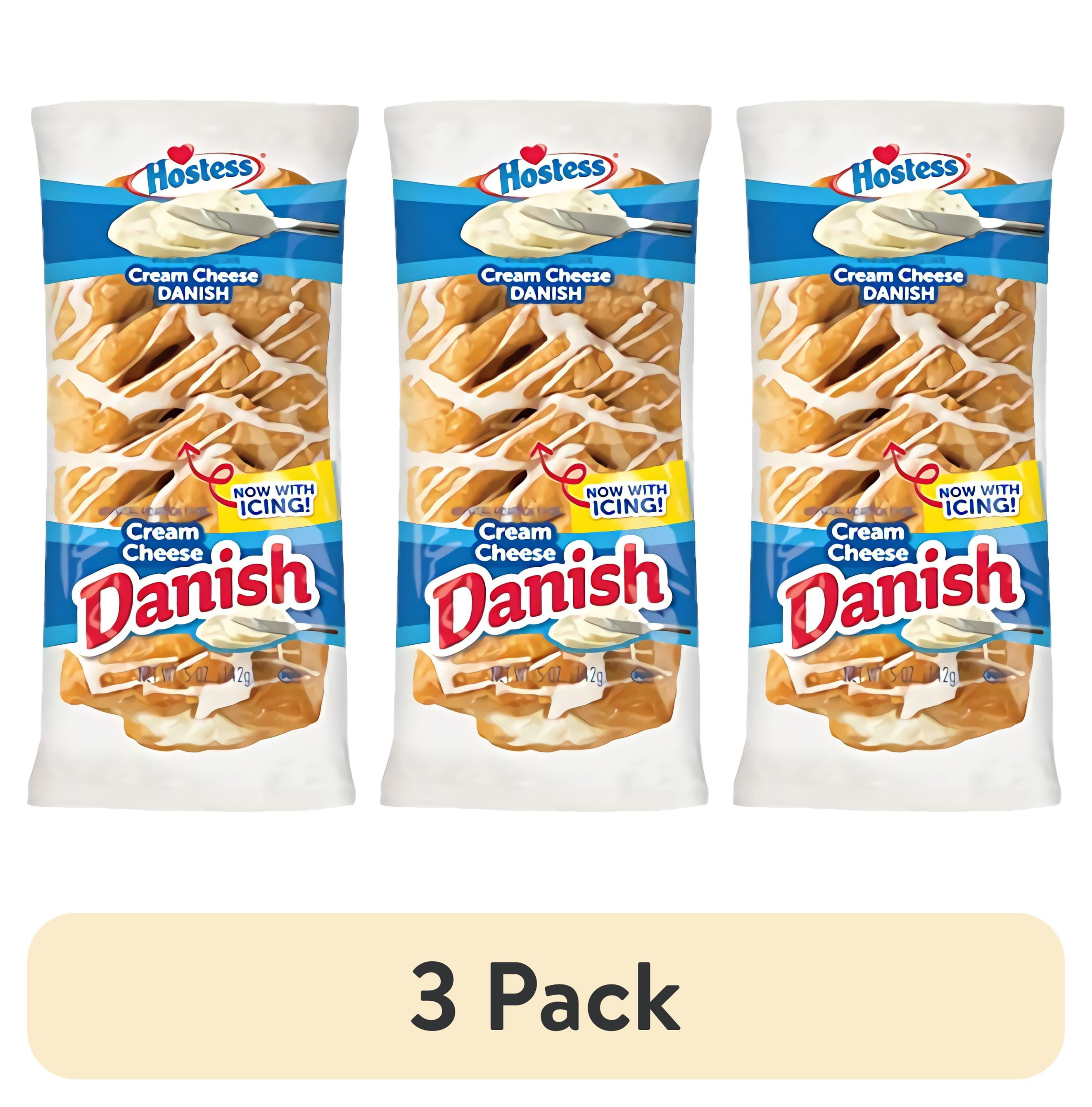 (3 pack) Hostess Danish Pastries Combo Variety Pack | Cream Cheese and ...