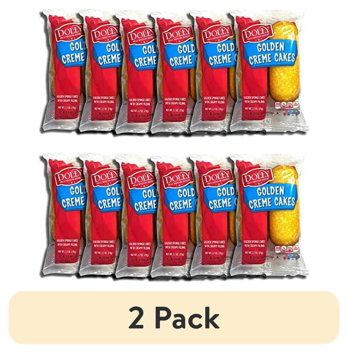 (2 pack) Dolly Madison Dolly Golden Cream Cakes Value Pack | 12 ...