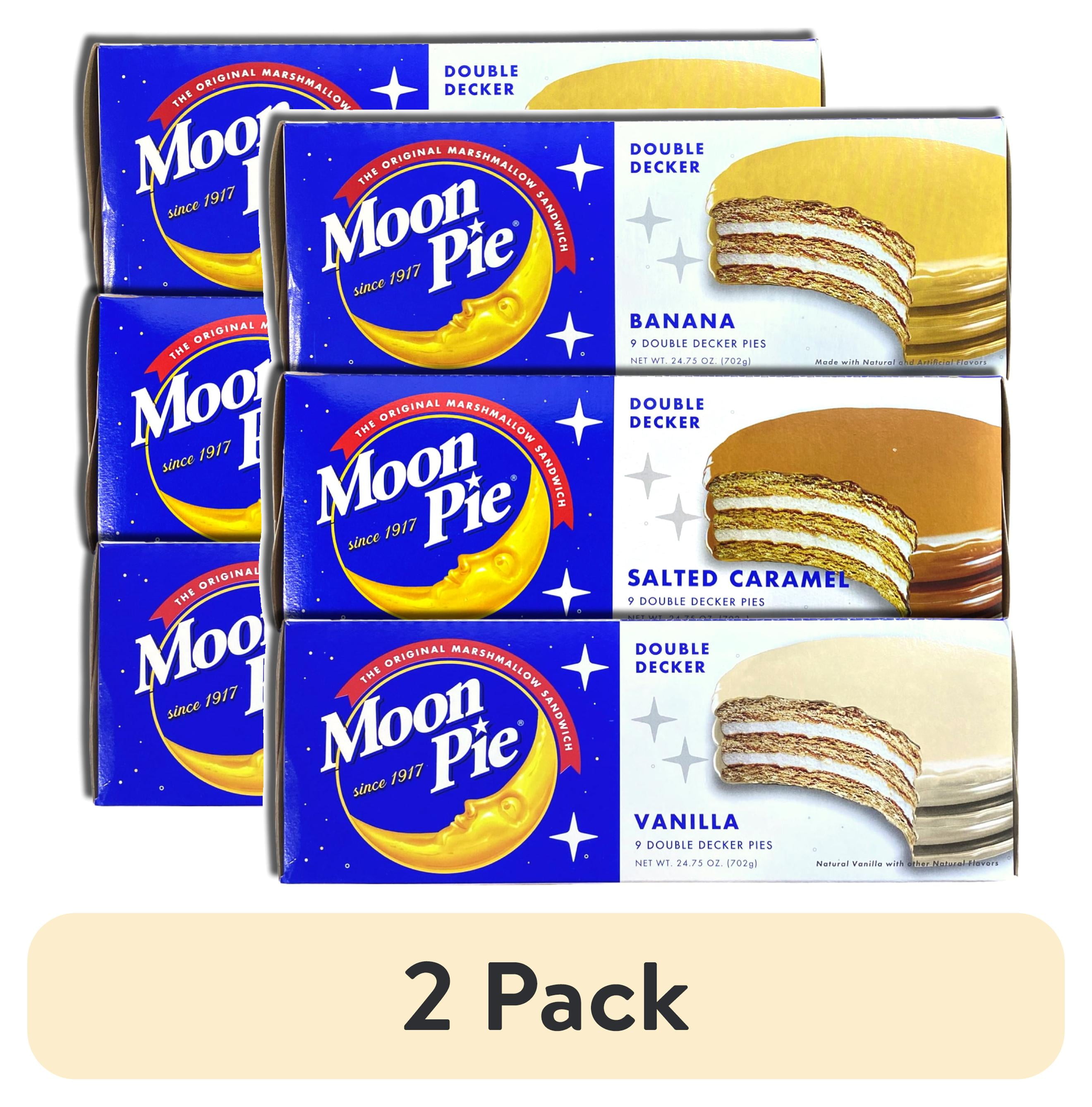 (2 pack) Moonpie Double Decker Marshmallow Sandwich by Moon Pie | 9 ...