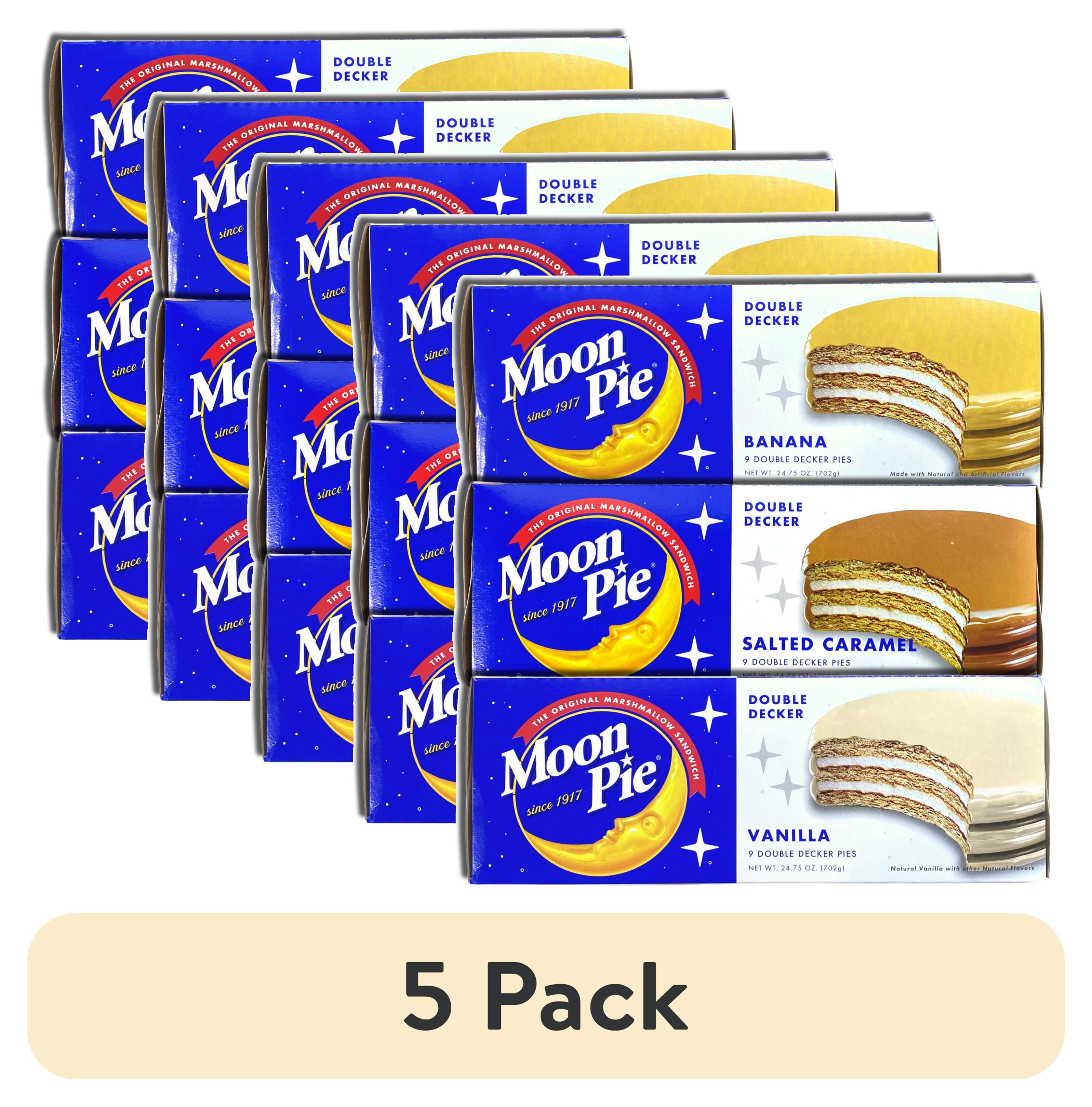 (5 pack) Moonpie Double Decker Marshmallow Sandwich by Moon Pie | 9 ...