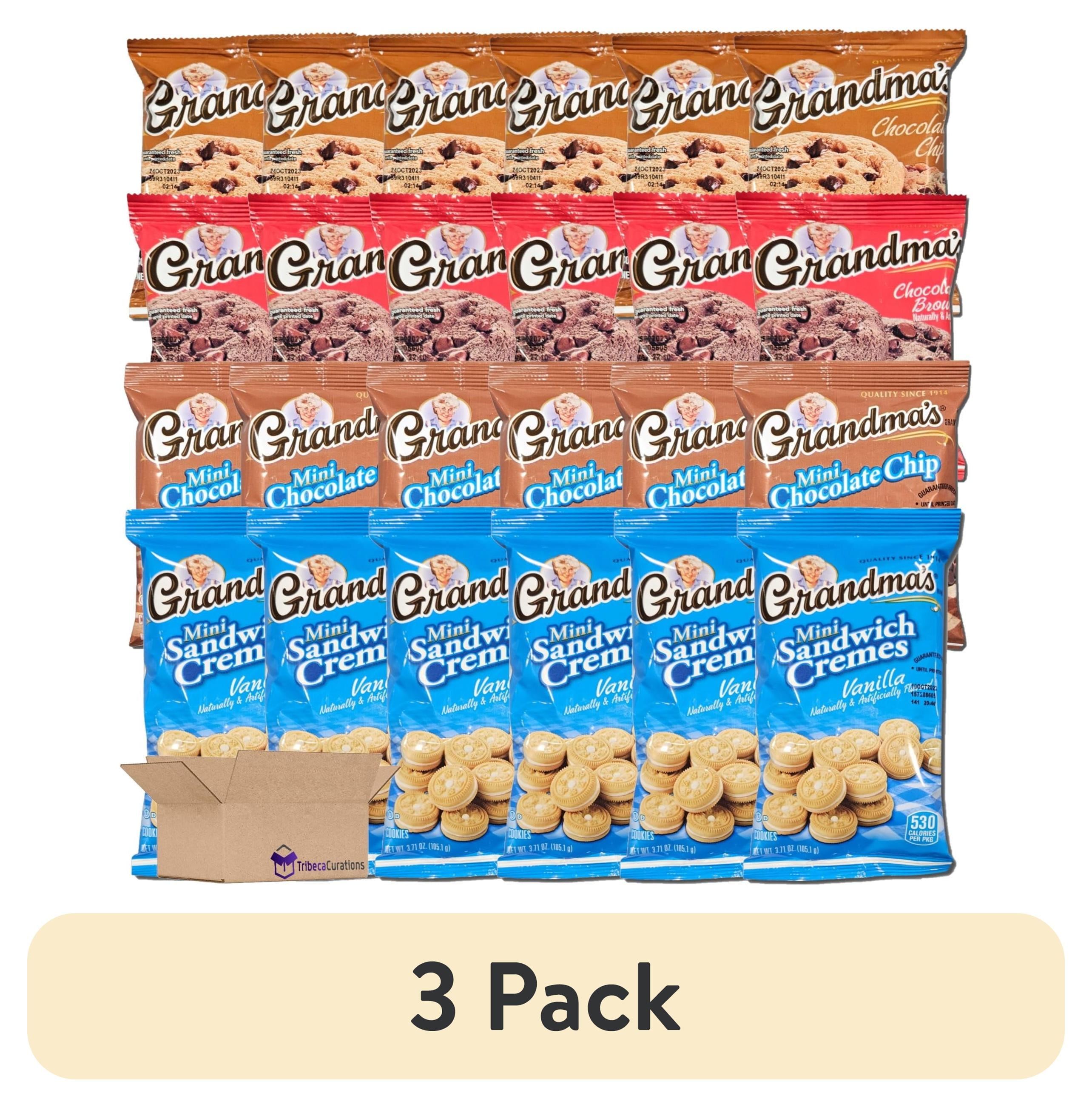 (3 pack) Grandma Chocolate & Vanilla Snack Variety Pack | Chocolate ...