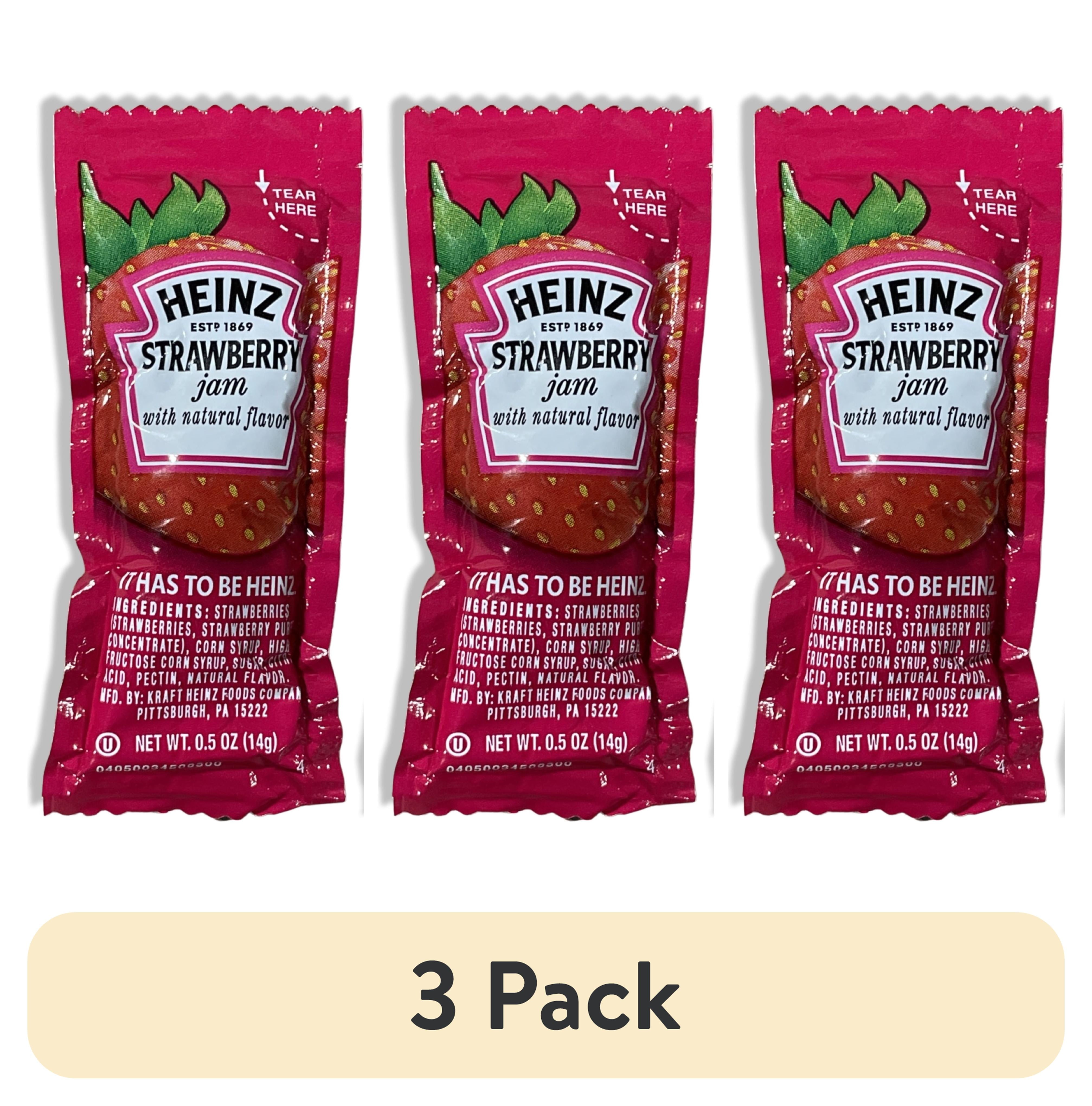 (3 pack) Tribeca Curations | Grape Jelly & Strawberry Jam Single Serve ...